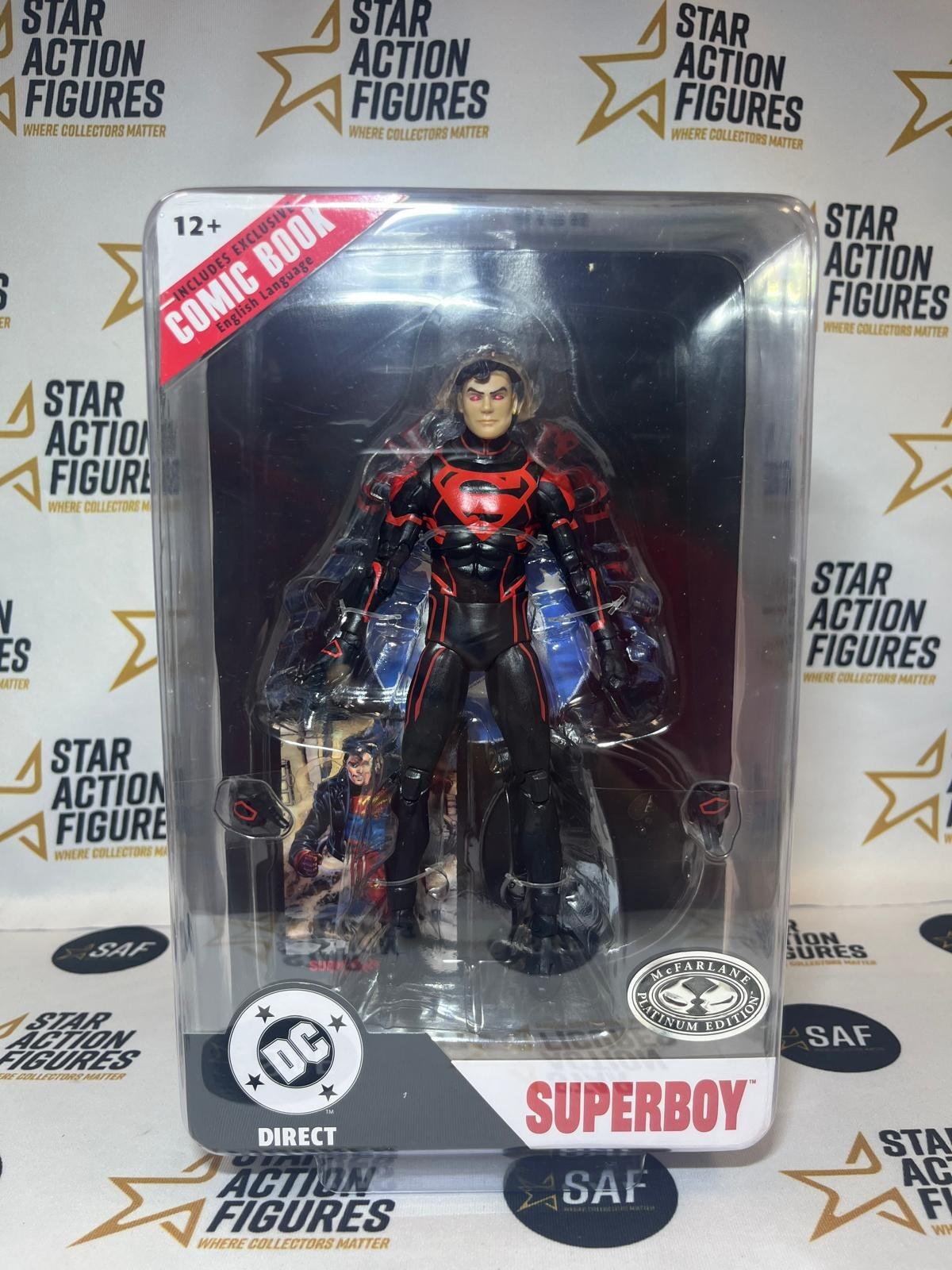 DC Direct 7 Inch Action Figure w/ Comic Wave 9 - Superboy (Superboy #1) (Chase)