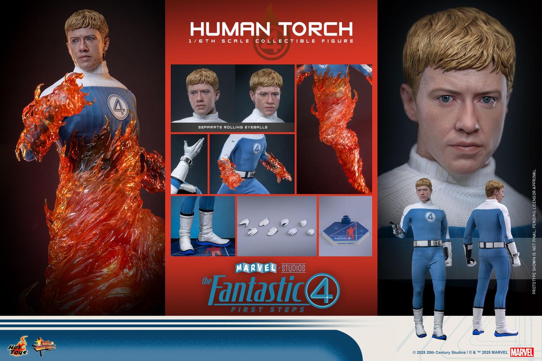 *PRE-ORDER Human Torch - Fantastic Four: First Steps Marvel Hot Toys ...