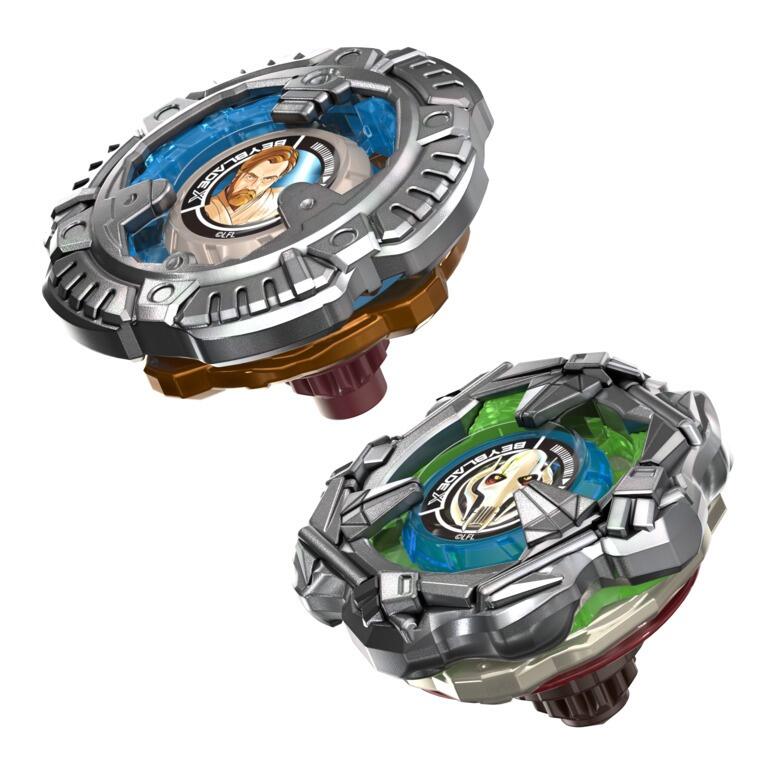 Beyblade X Star Wars Obi-Wan Kenobi 4-60P vs General Grievous 3-80HN ...
