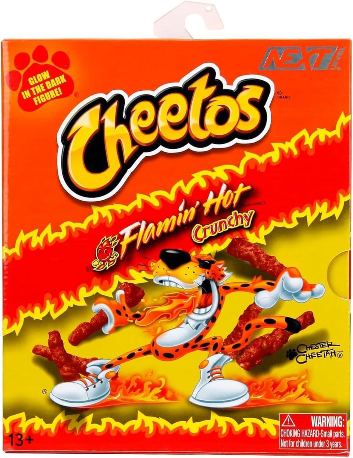 Cheetos 6 Inch Scale Action Figure - Chester Cheetah (Flamin' Hot GITD ...
