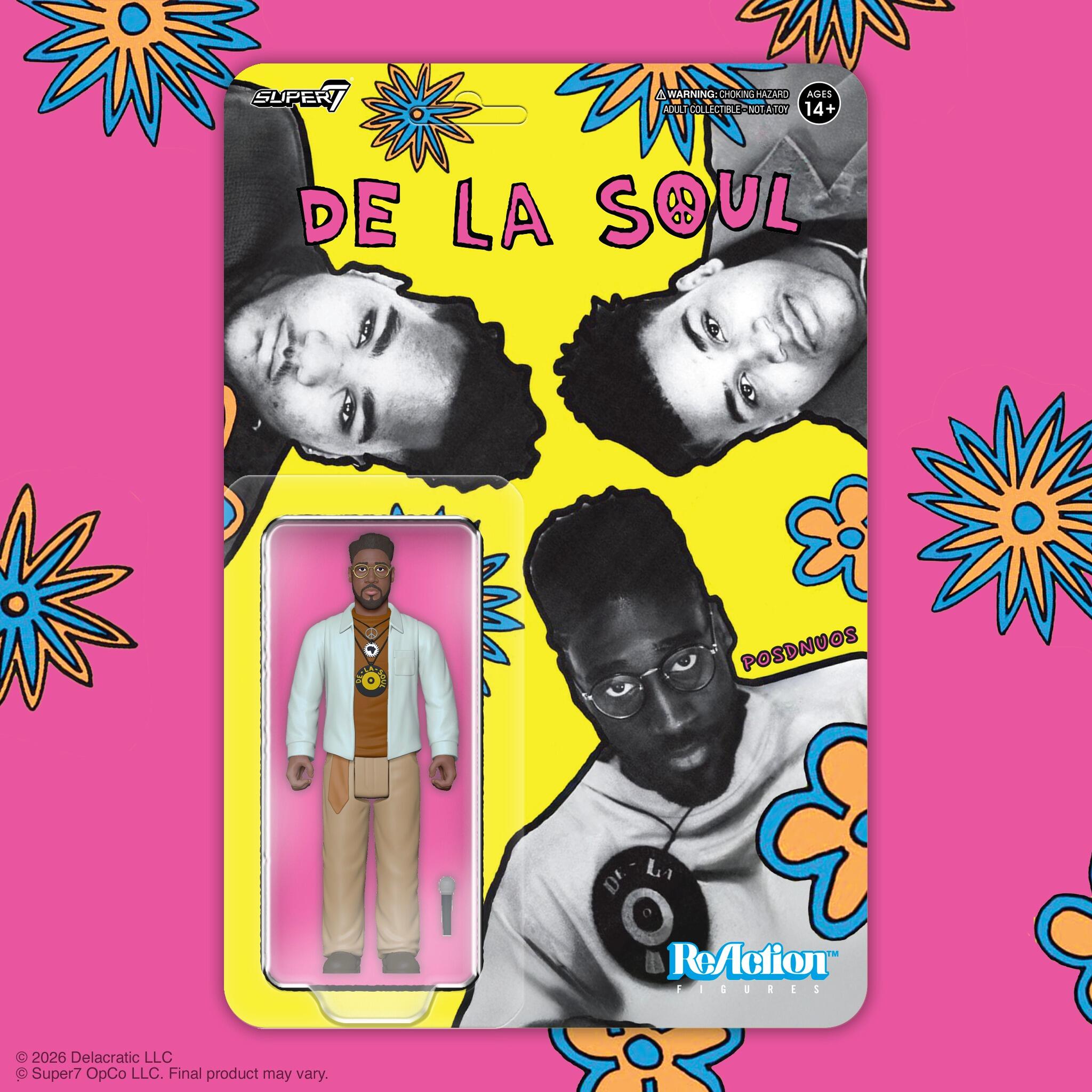 *PRE-ORDER De La Soul ReAction Action Figure Wave 01 Kelvin Posdnuos ...