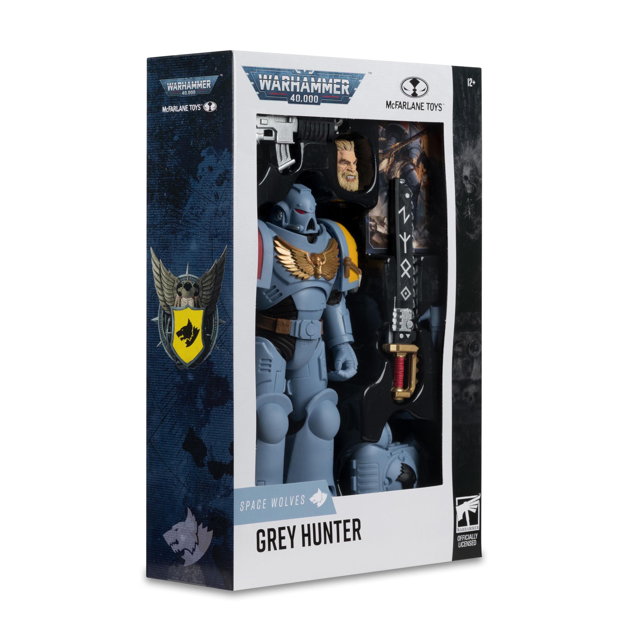 Warhammer 40000 7 Inch Action Figure Wave 12 - Space Wolves Grey Hunter