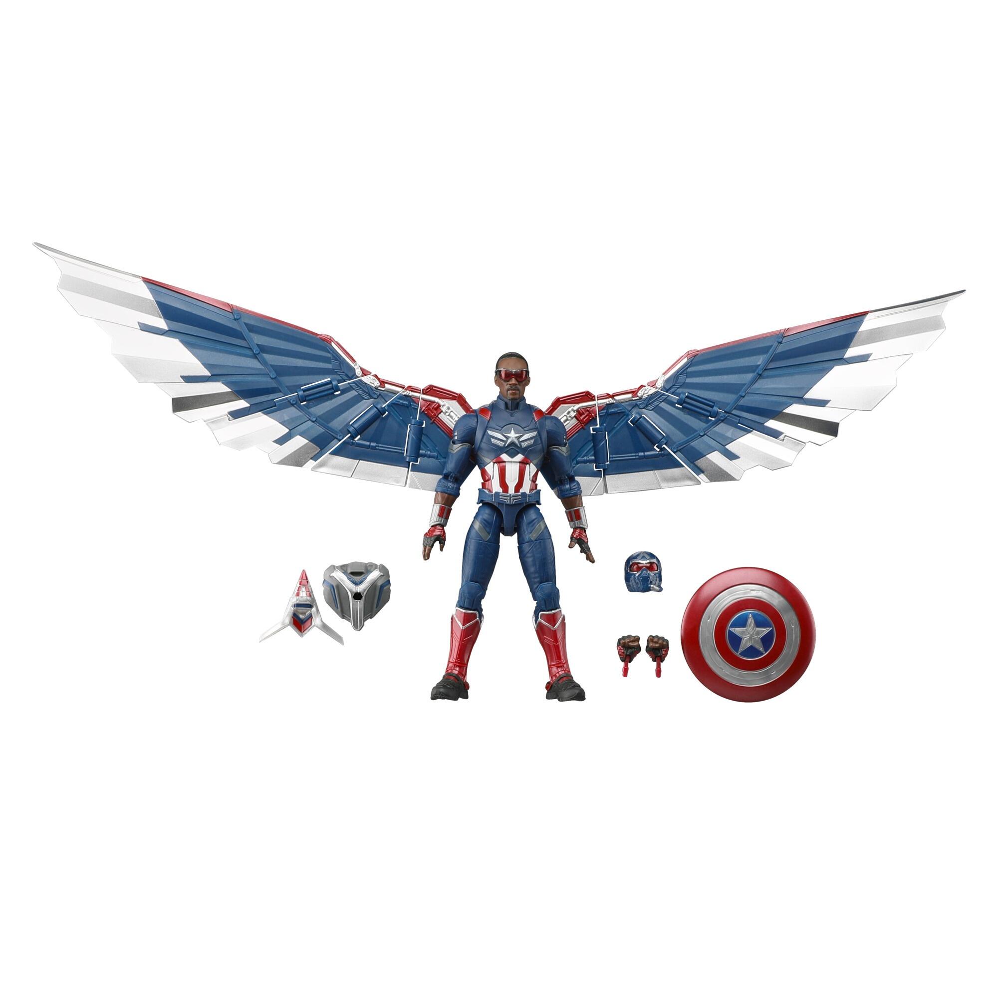 Marvel Legends Captain America: Brave New World Deluxe Action Figure ...