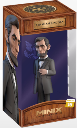 Abraham Lincoln Minix 5 Inch Collectible Figurine - Abraham Lincoln
