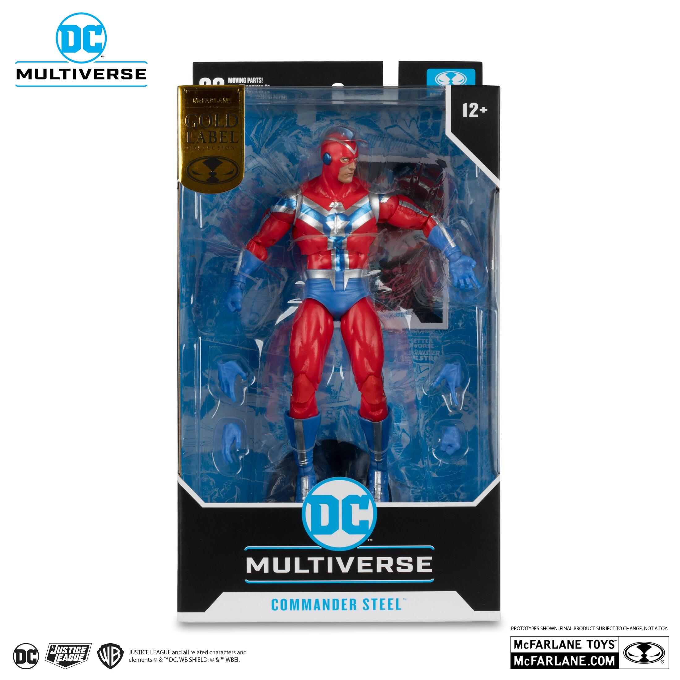 DC Multiverse 7 Inch Action Figure - Commander Steel (Gold Label)