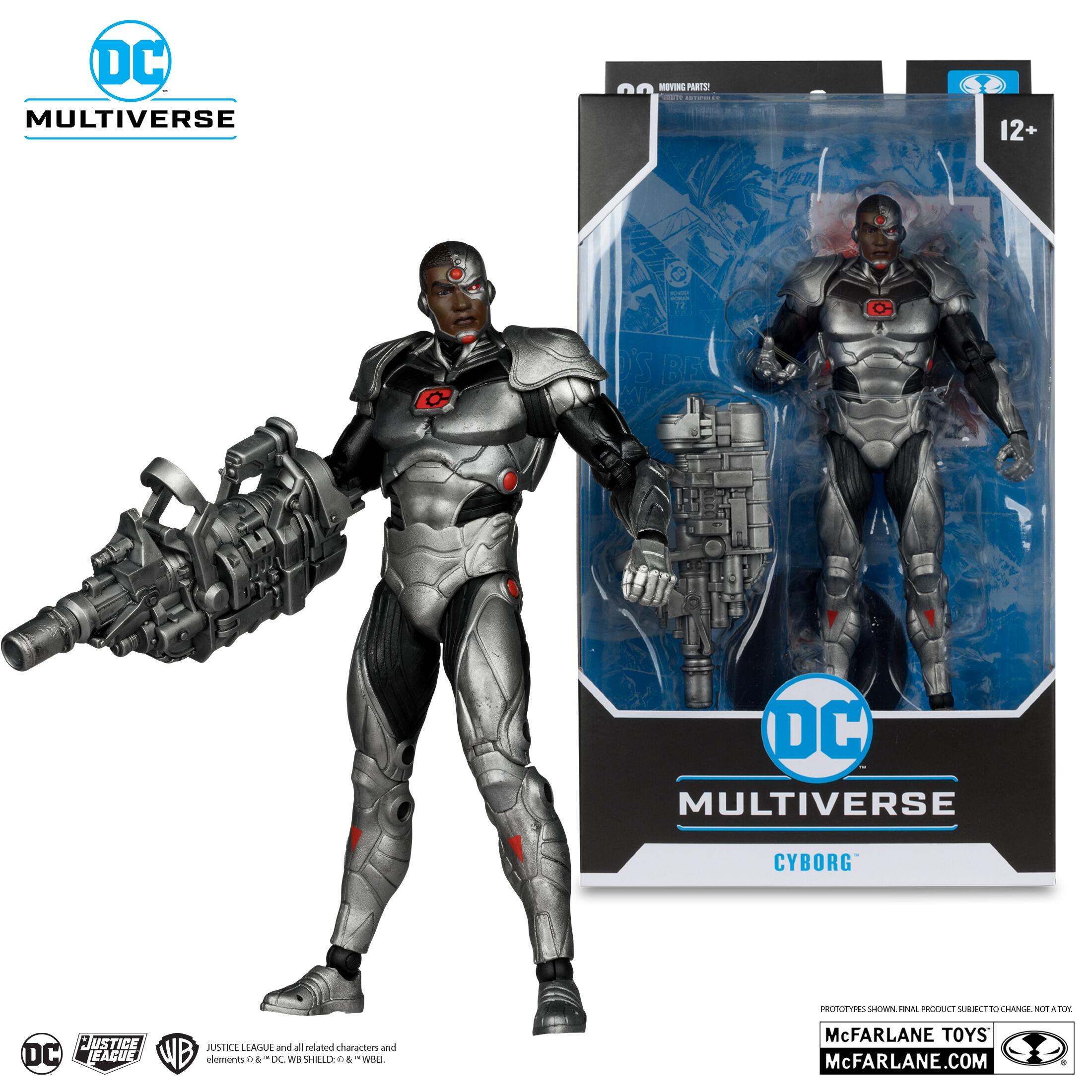 DC Multiverse 7 Inch Action Figure - Cyborg (DC Rebirth)