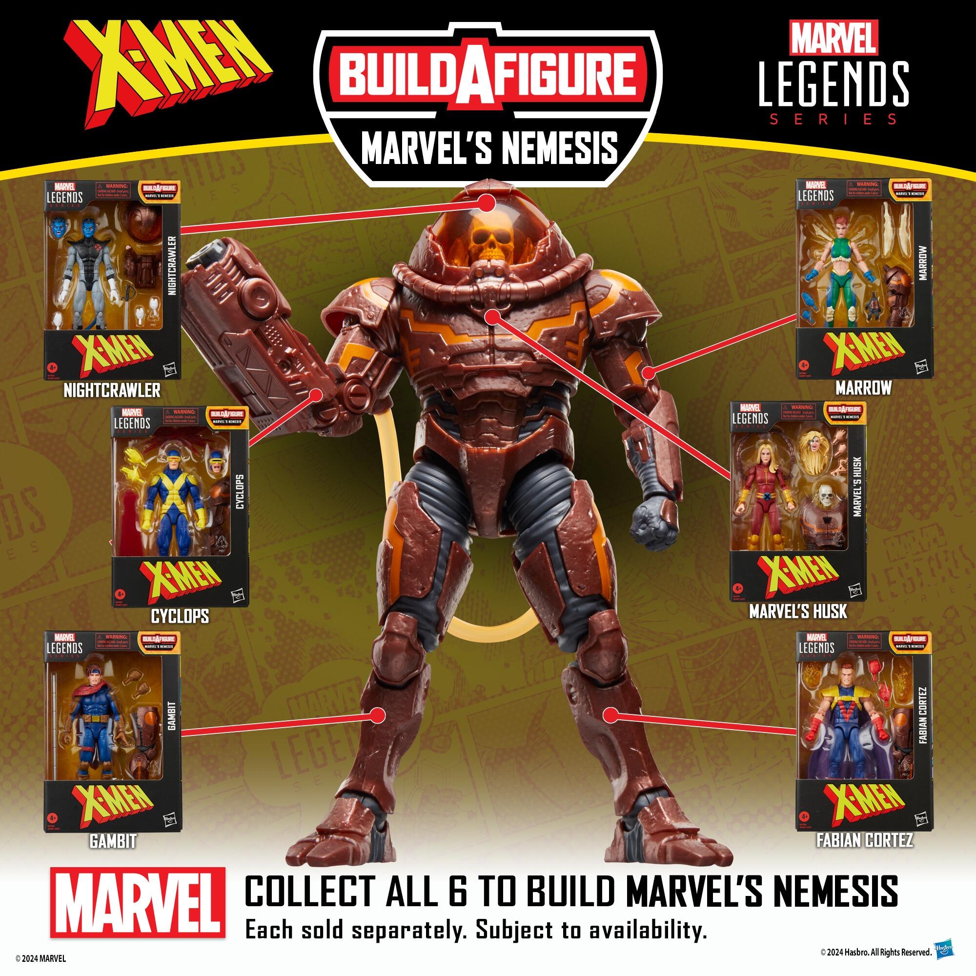 Marvel Legends X-Men 6 Inch Scale Action Figure - Set of 7 (BAF Marvel's Nemesis)