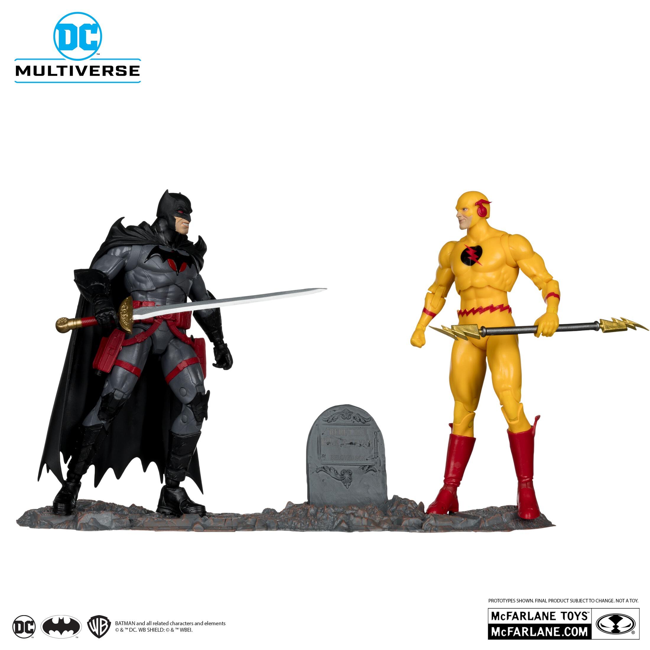 DC Multiverse 7 Inch Action Figure 2-pack - Batmam & Professor Zoom