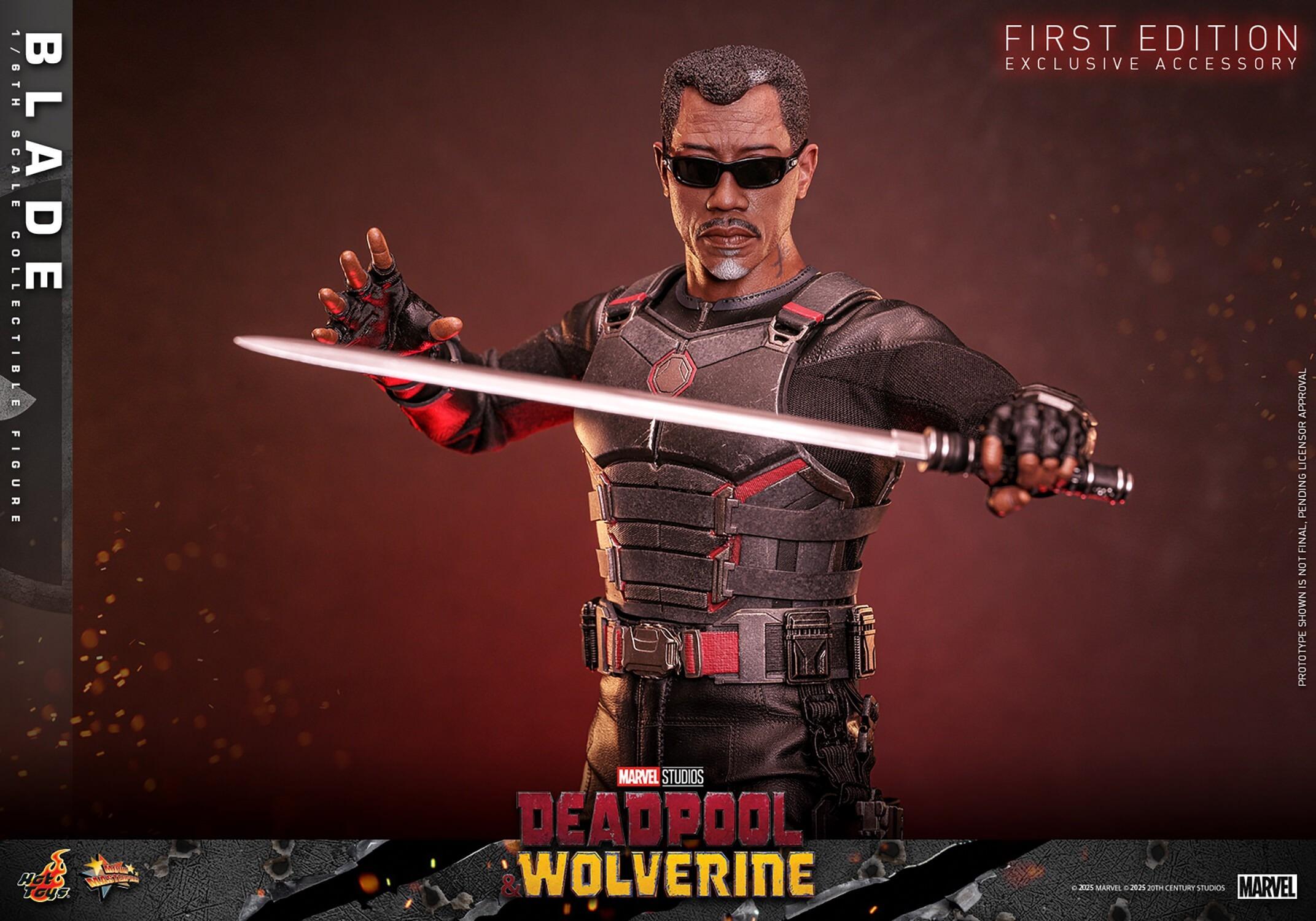 *PRE-ORDER Blade - Marvel Deadpool & Wolverine Hot Toys Collectibles 1/ ...