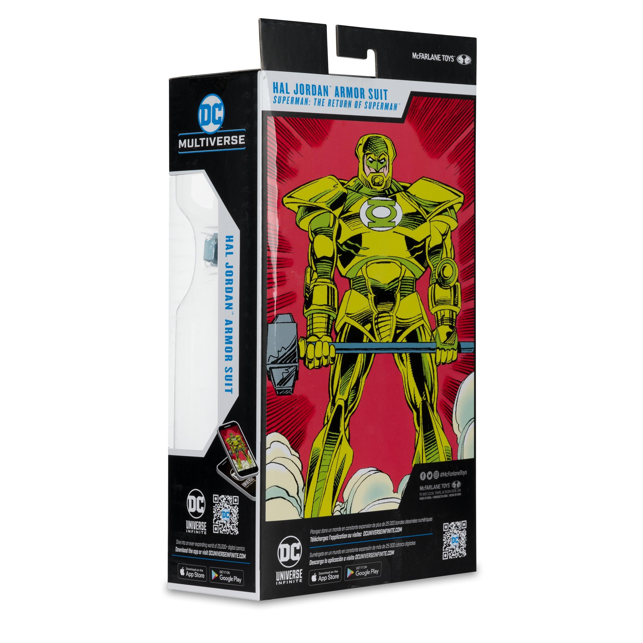 DC Multiverse 7 Inch Action Figure - Hal Jordan Armour Suit