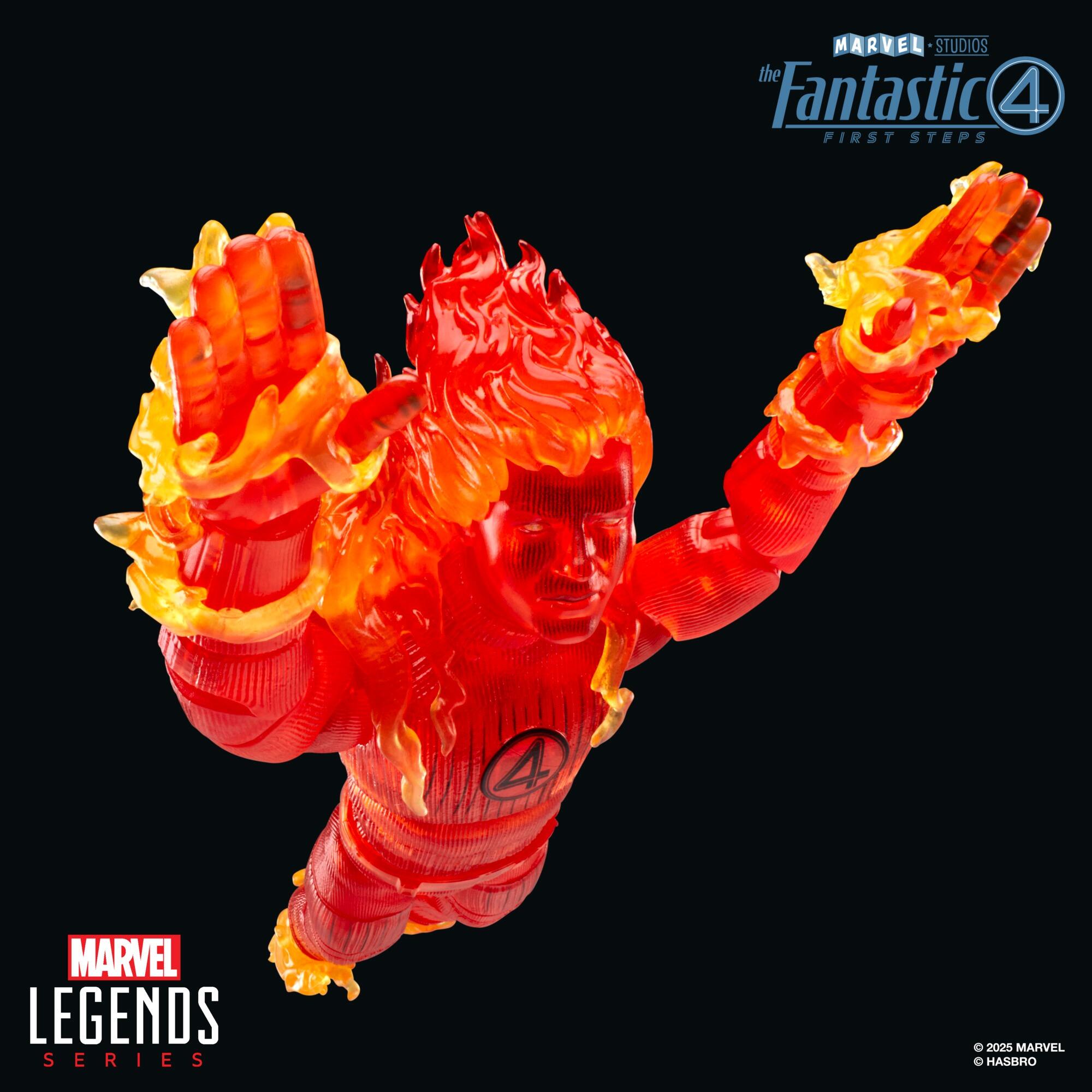 Marvel Legends The Fantastic 4 First Steps 6 Inch Action Figure - Human ...