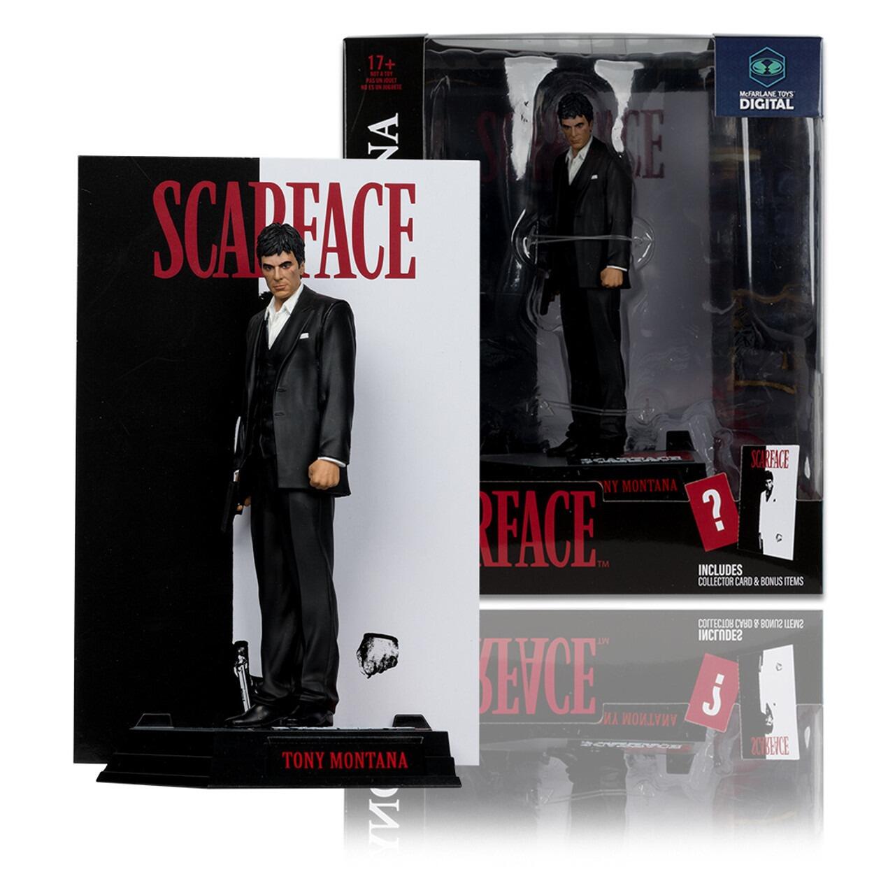 Scarface Movie Maniacs 6 Inch Posed Figure Wave 4 - Tony Montana