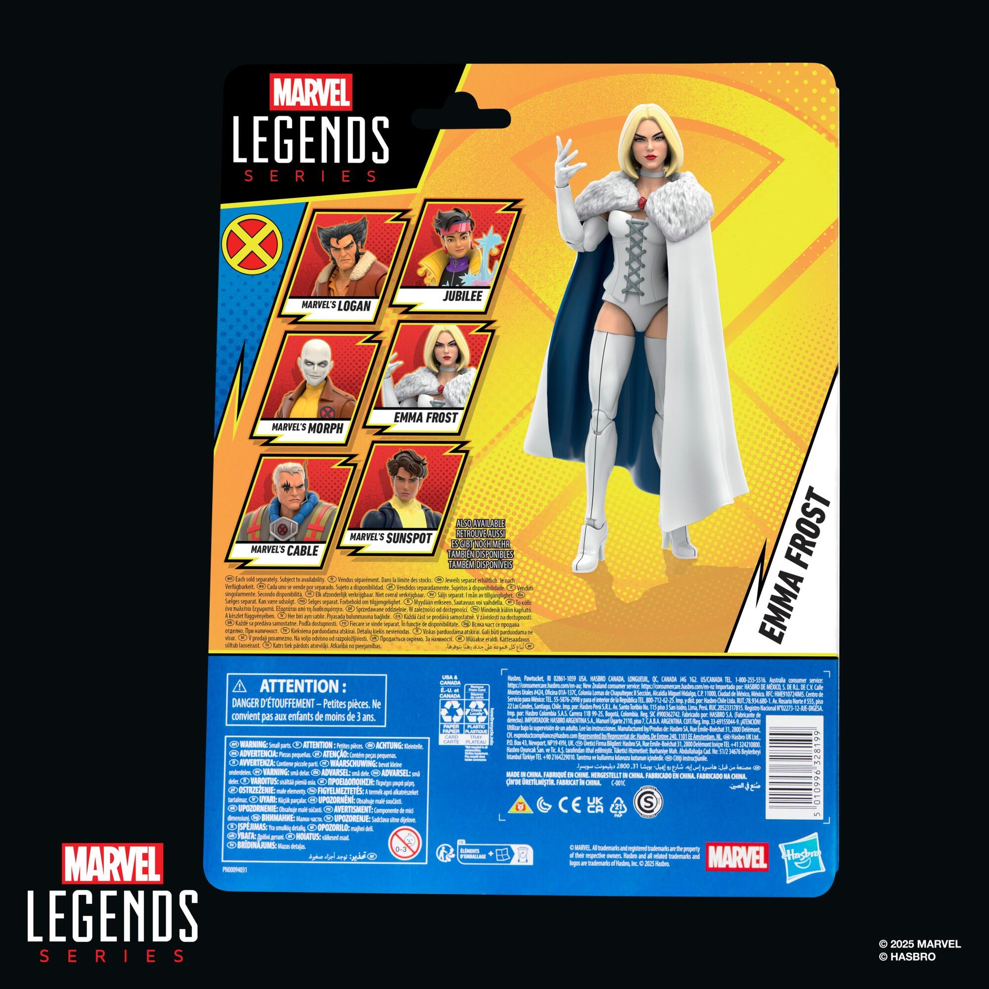 *PRE-ORDER Marvel Legends 6 Inch X-Men '97 Retro Action Figure Wave 3 - Emma Frost