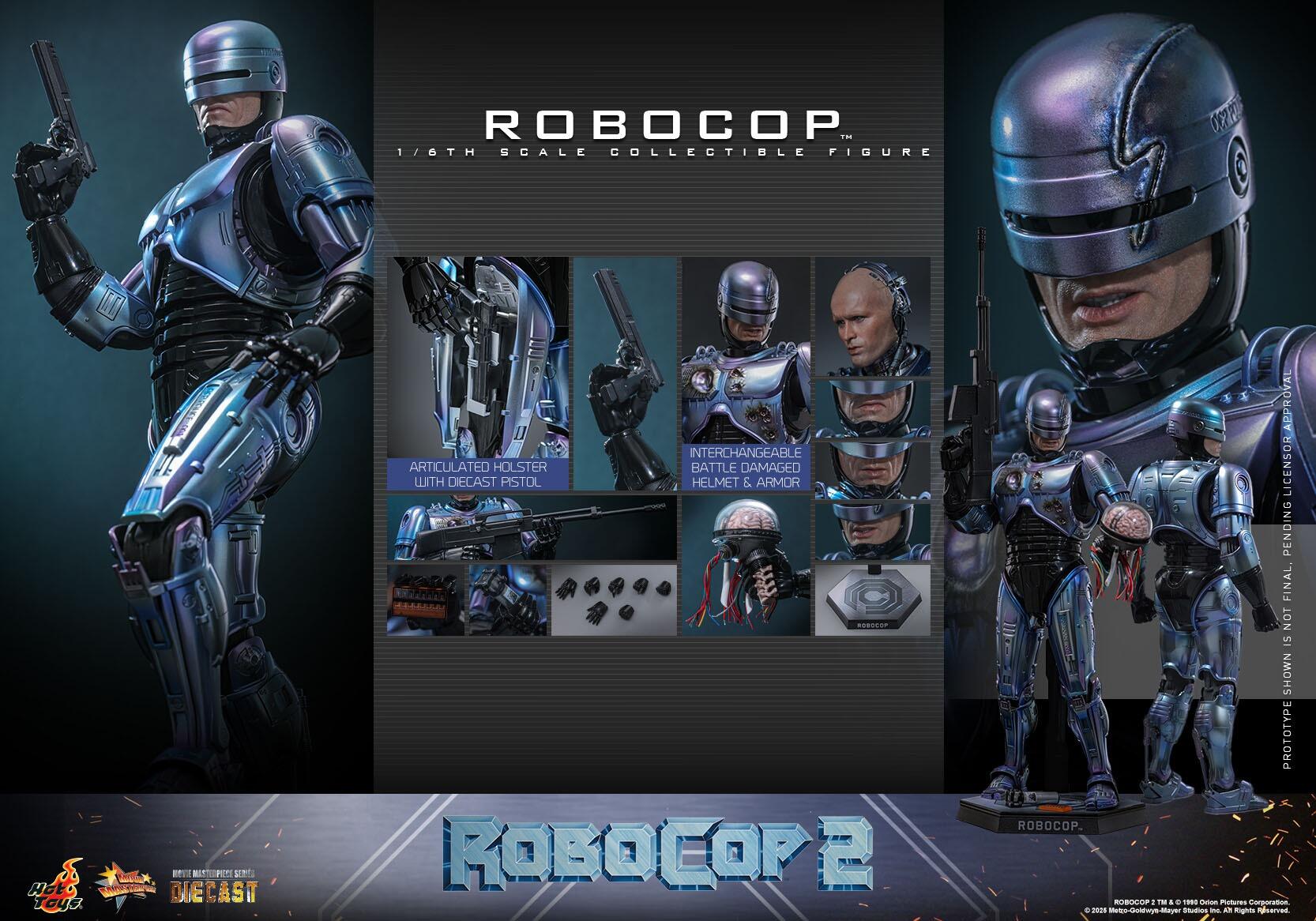 *PRE-ORDER Robocop - Robocop 2 Hot Toys Collectibles 1/6 Scale Action ...