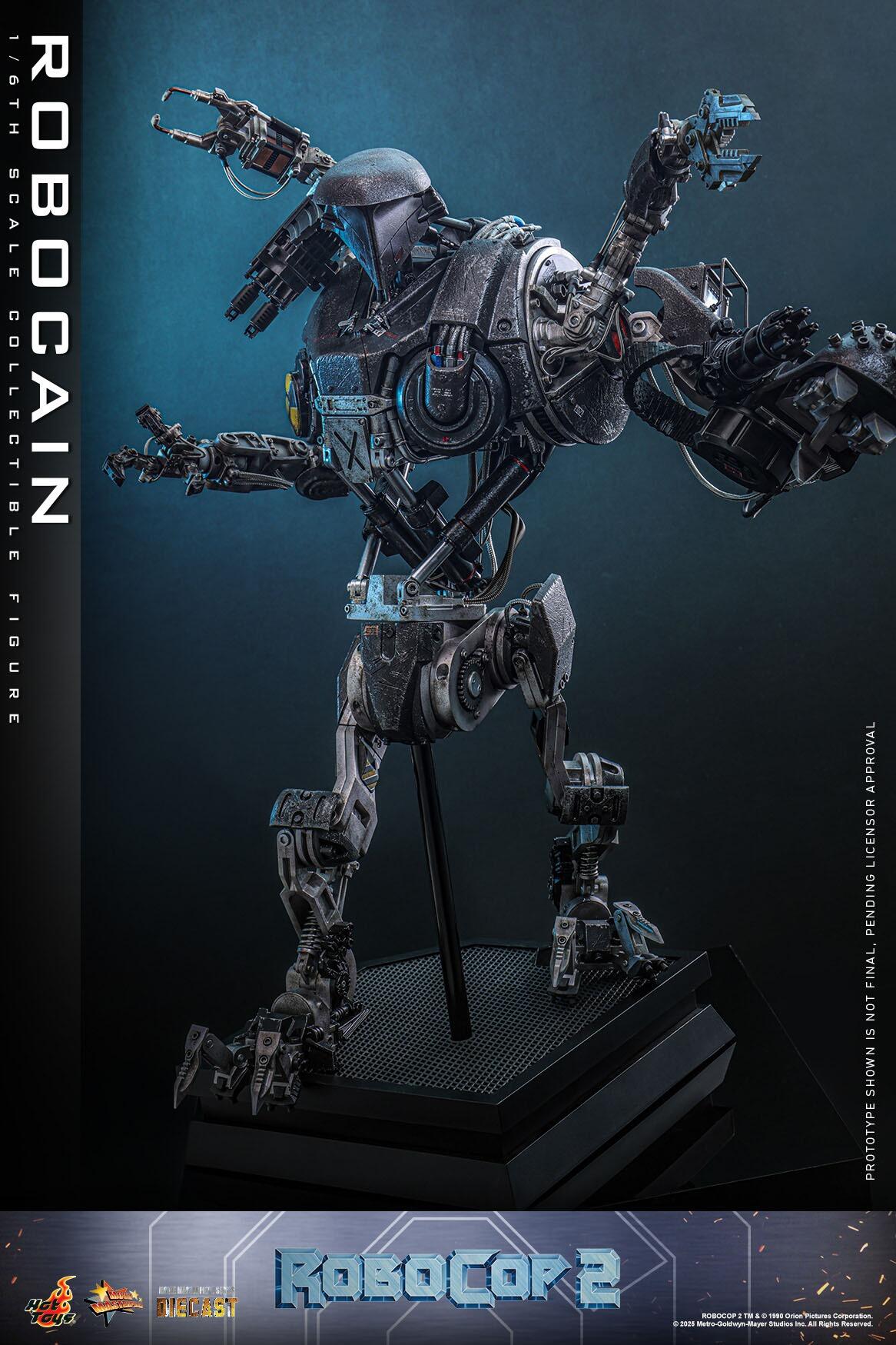 *PRE-ORDER Robocain - Robocop 2 Hot Toys Collectibles 1/6 Scale Action ...
