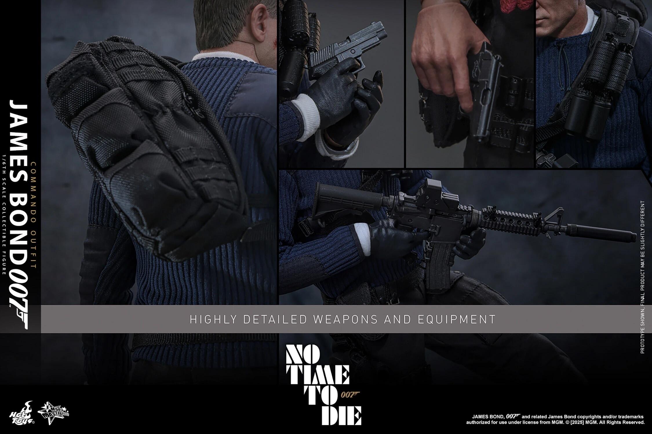 James Bond (Commando Outfit) - No Time To Die Hot Toys Collectibles 1/6 ...