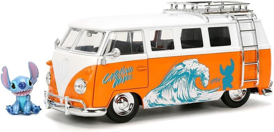 Lilo & Stitch Stitch & 1961 Volkswagen Bus Jada Hollywood Rides Die ...