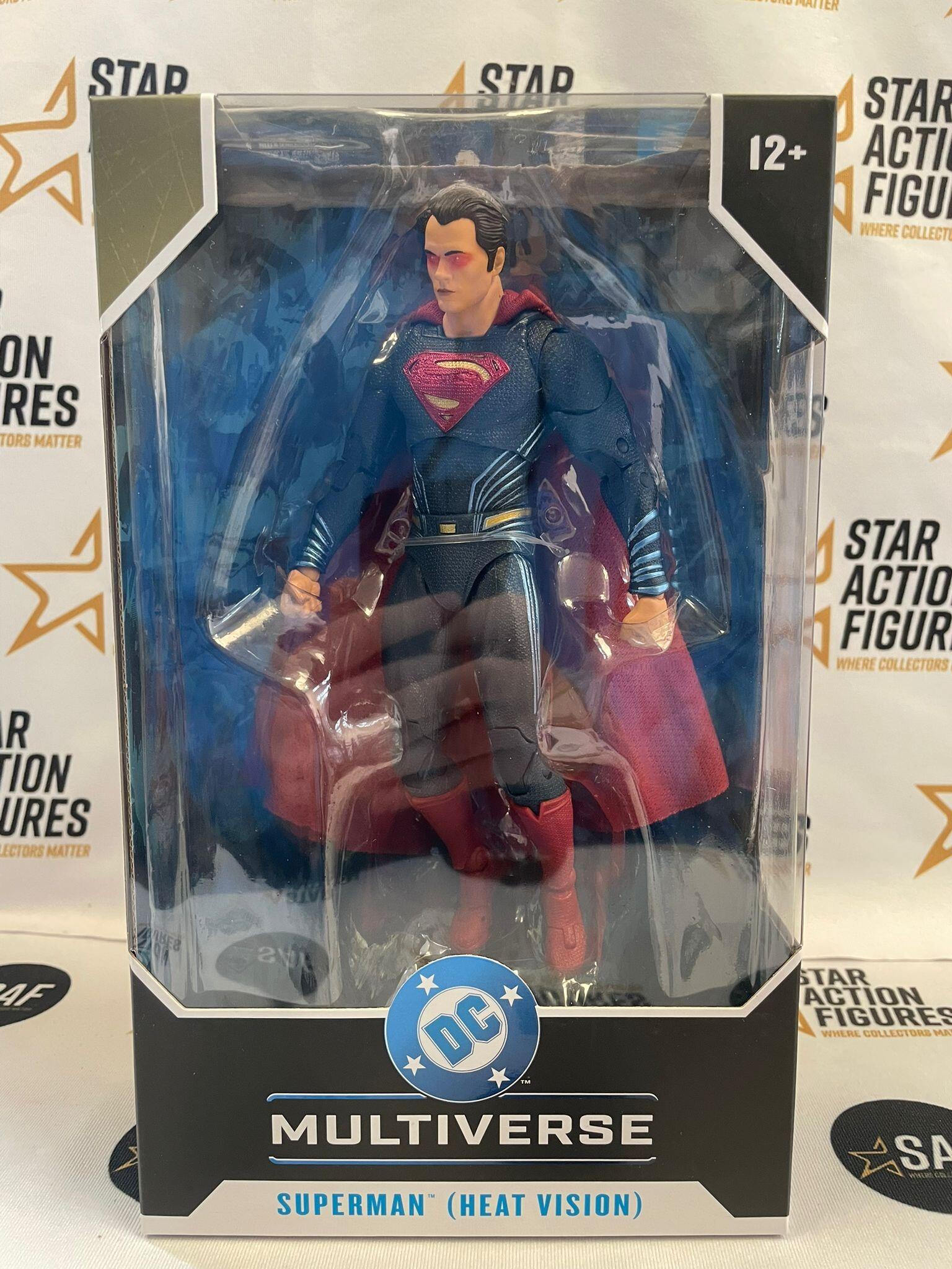 DC Multiverse 7 Inch Theatrical Action Figure - Superman Heat Vision ...