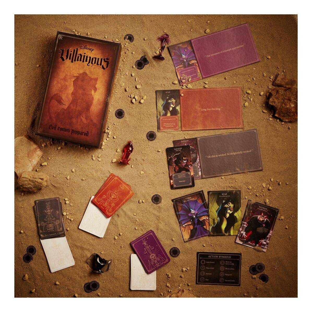 Disney Villainous Board Game Evil Comes Prepared Expansion Pack