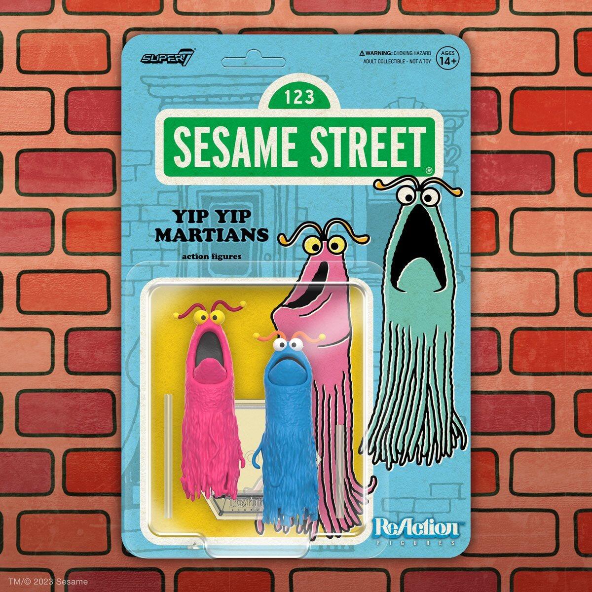 Sesame Street ReAction Action Figure Wave 1 - Yip Yip Martians
