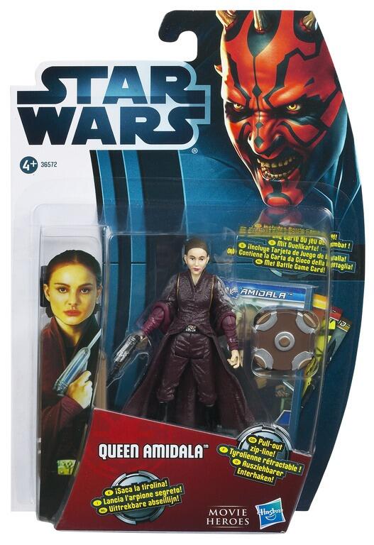 Star Wars Movie Heroes 3.75 Inch Action Figure - Queen Amidala