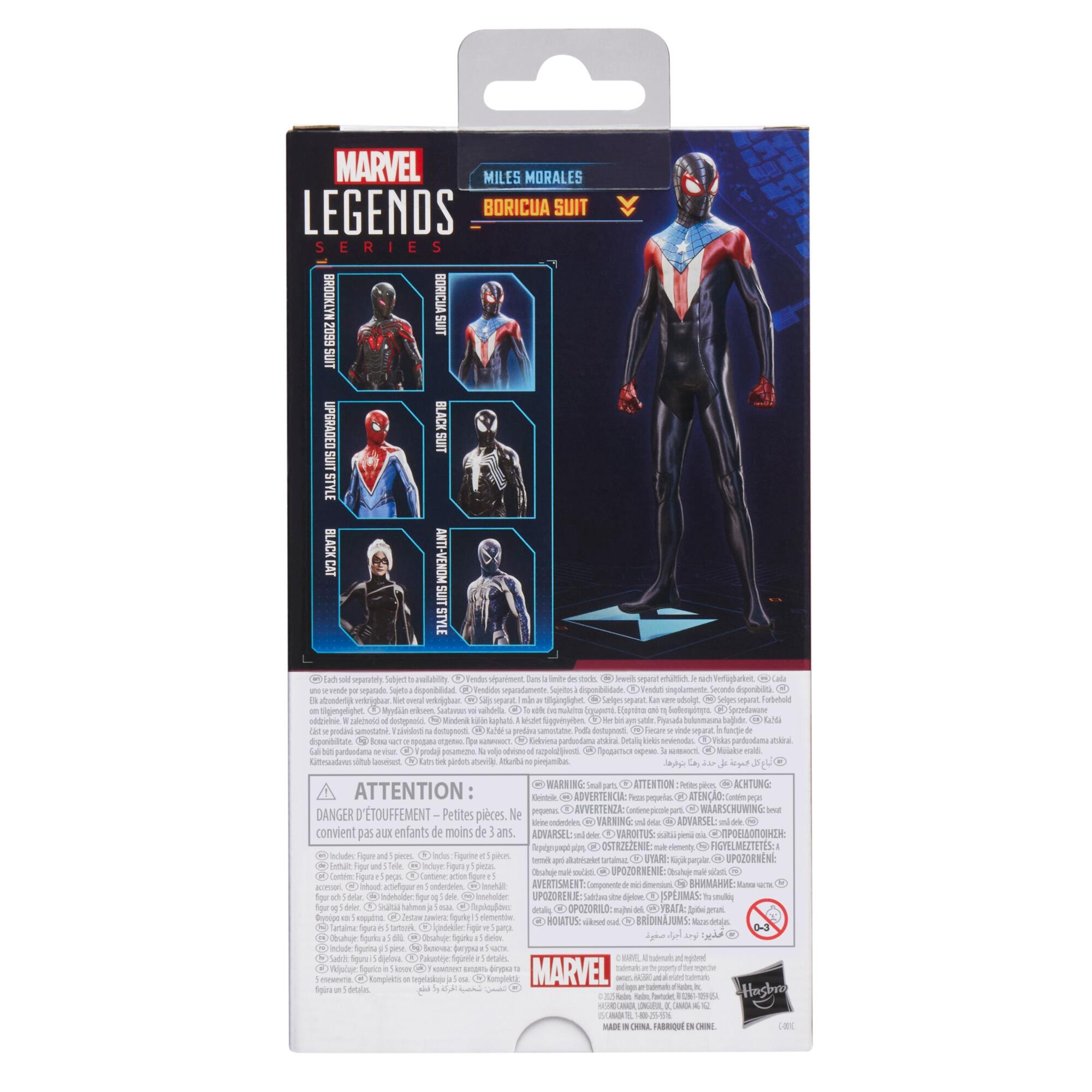 Marvel Legends Spider-Man Gamerverse 6 Inch Action Figures Wave 3 ...