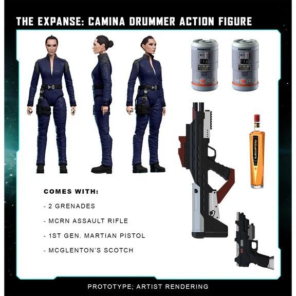 *PRE-ORDER Nacelle Toys The Expanse 7 Inch Scale Action Figure Wave 1 ...