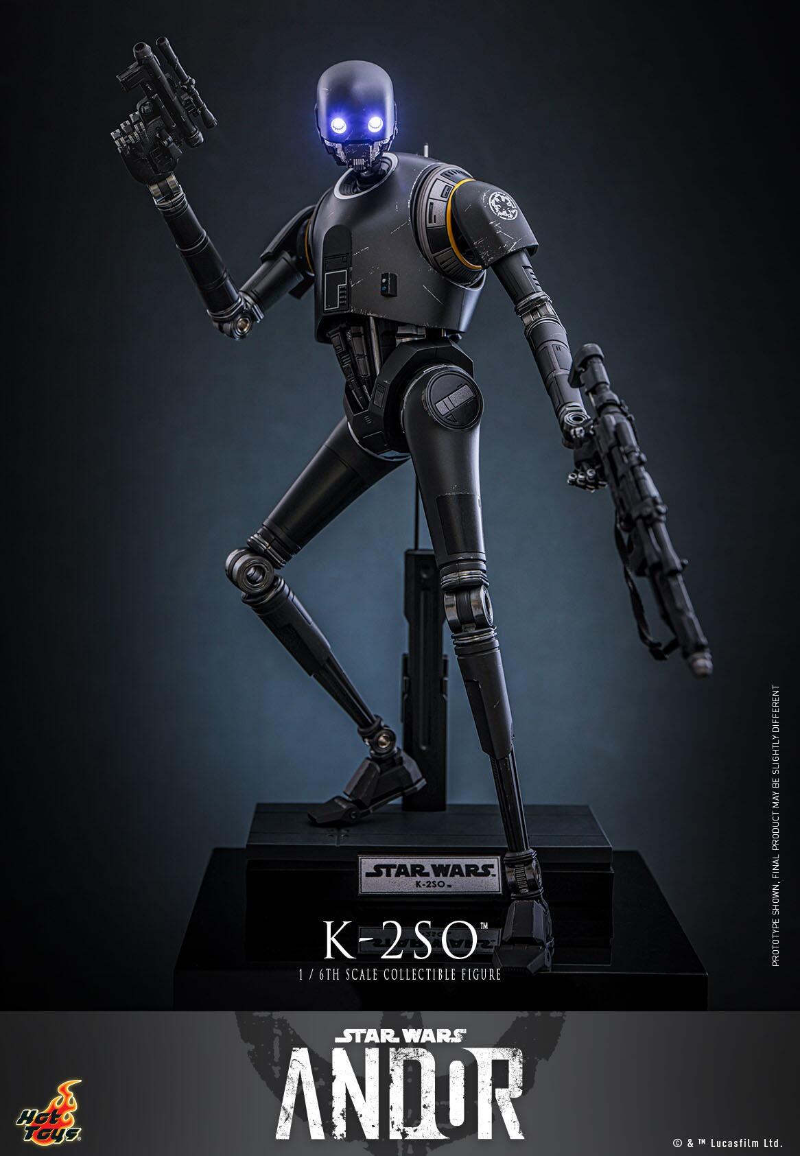 *PRE-ORDER K-2SO - Star Wars: Andor Hot Toys Collectibles 1/6 Scale Action Figure