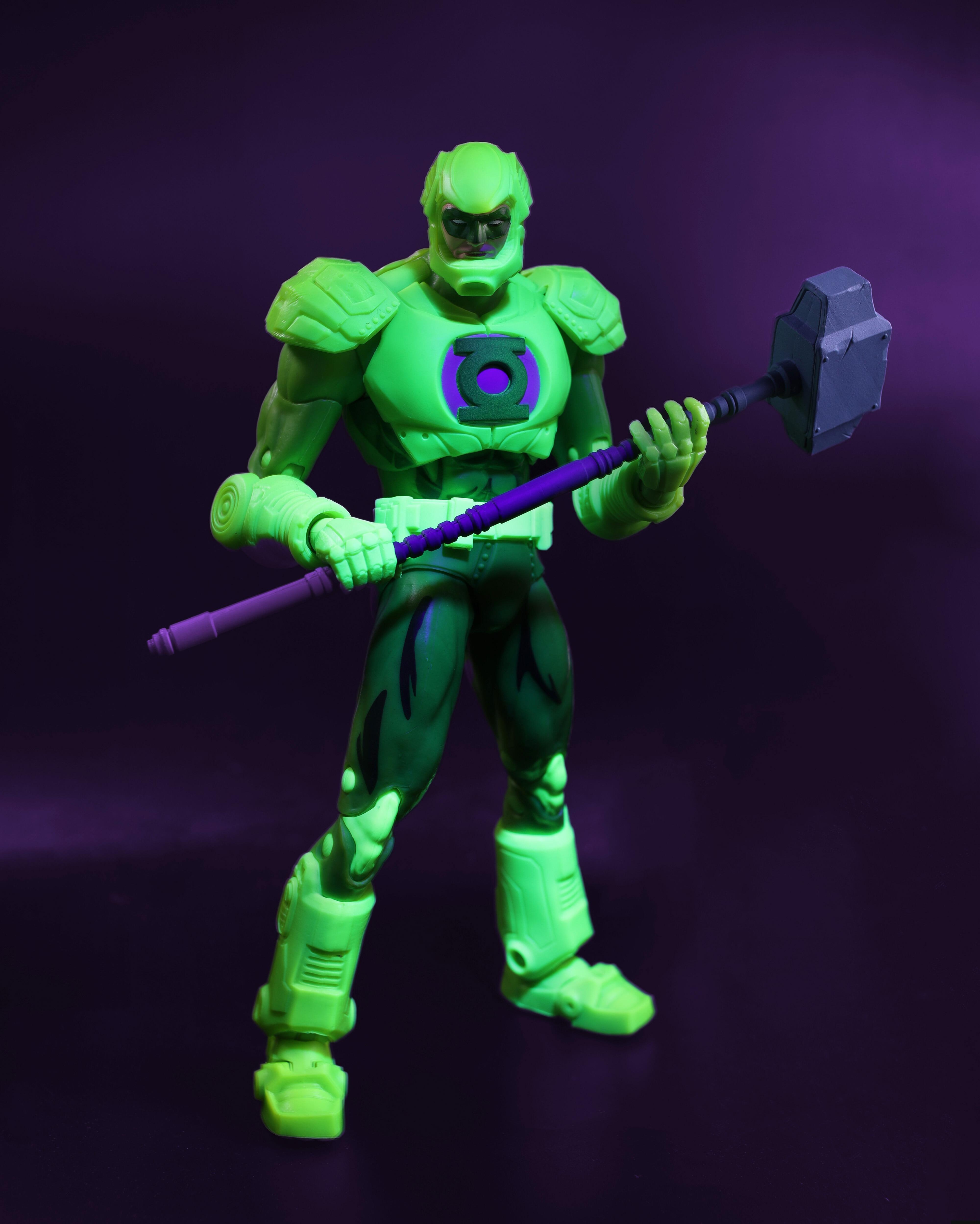 DC Multiverse 7 Inch Action Figure - Hal Jordan Armour Suit