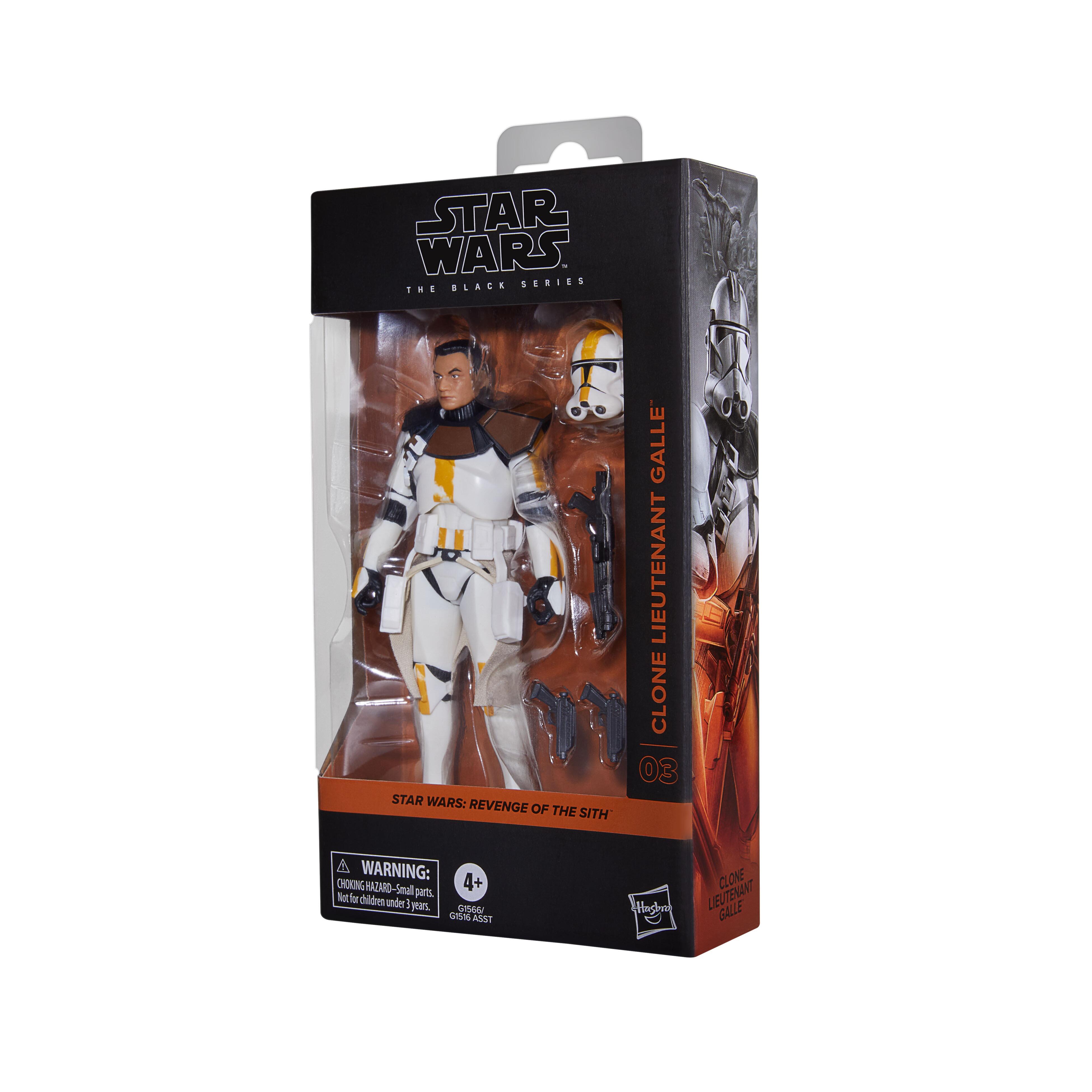 Star Wars Black Series 6 Inch Action Figure Wave 48 - Clone Lieutenant ...