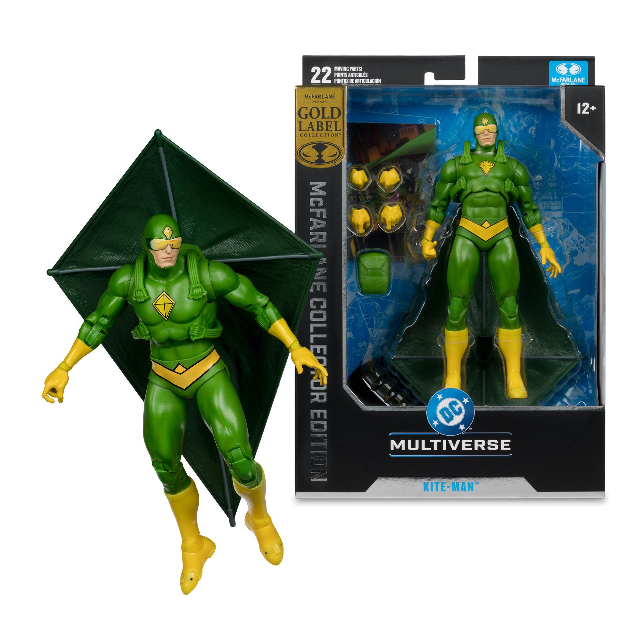 DC McFarlane Collector Edition 7 Inch Action Figure - Kite-Man (Gold Label)
