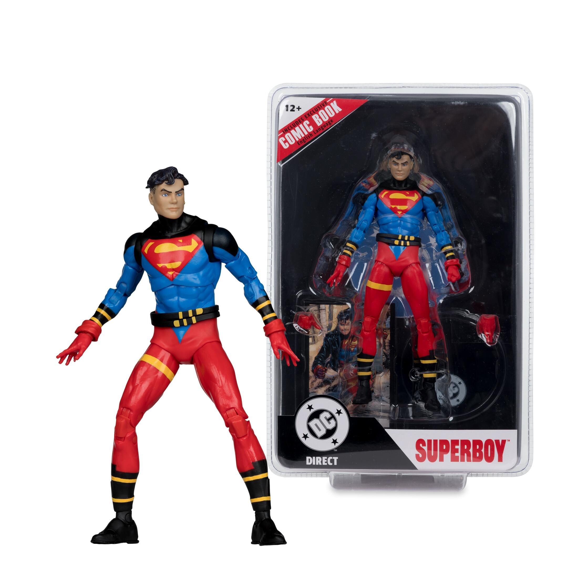 DC Direct 7 Inch Action Figure w/ Comic Wave 9 - Superboy (Superboy #1)