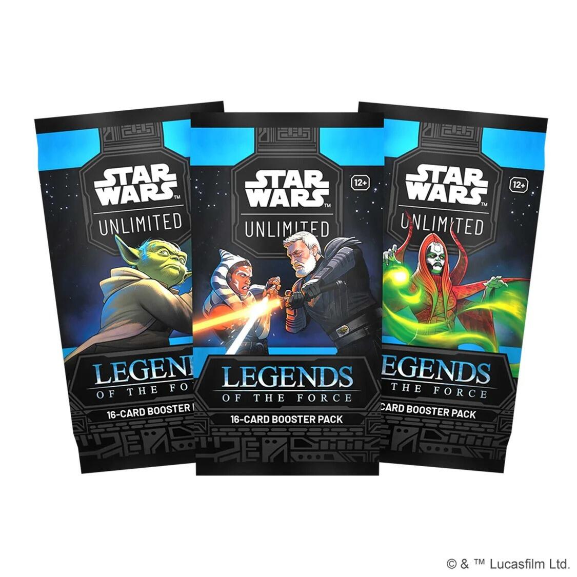 Star Wars: Unlimited Trading Card Game - Legends of the Force Booster Pack