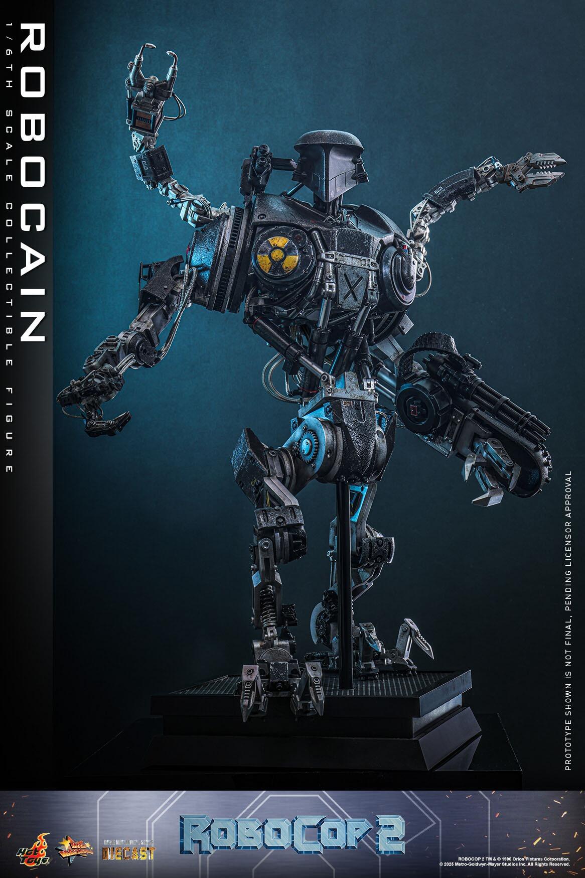 *PRE-ORDER Robocain - Robocop 2 Hot Toys Collectibles 1/6 Scale Action ...