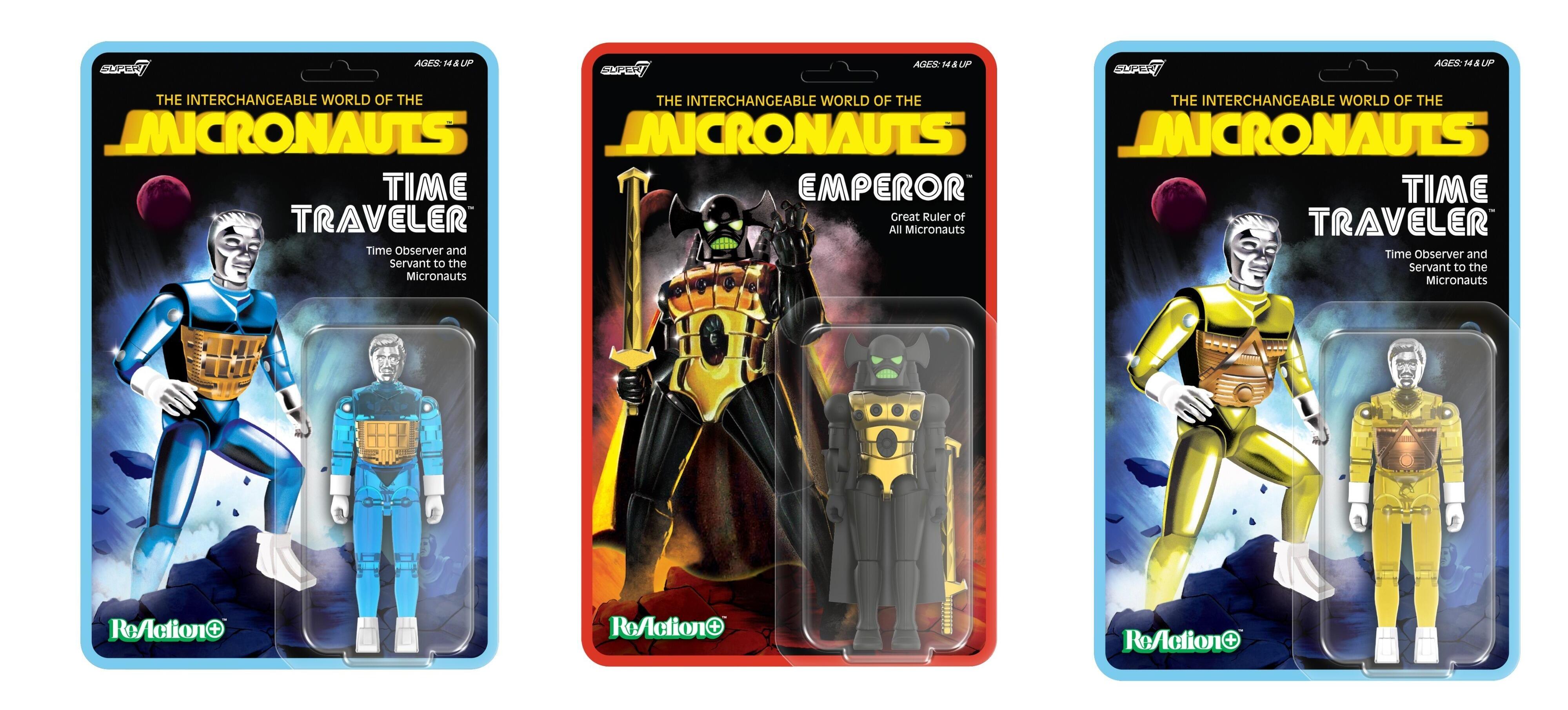 *PRE-ORDER Micronauts ReAction+ Action Figure Wave 03 - Set of 3
