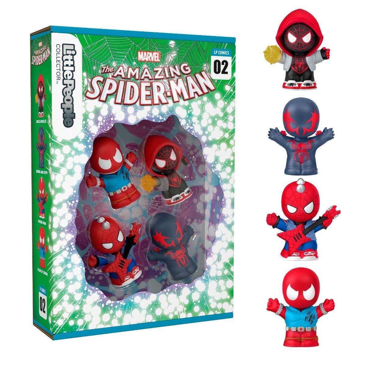 Fisher Price Little People Collectible Figure Set - Marvel Spider-Man ...