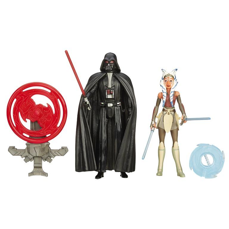 Star Wars Rebels 3.75 Inch Action Figure 2 Pack: Darth Vader and Ahsoka ...