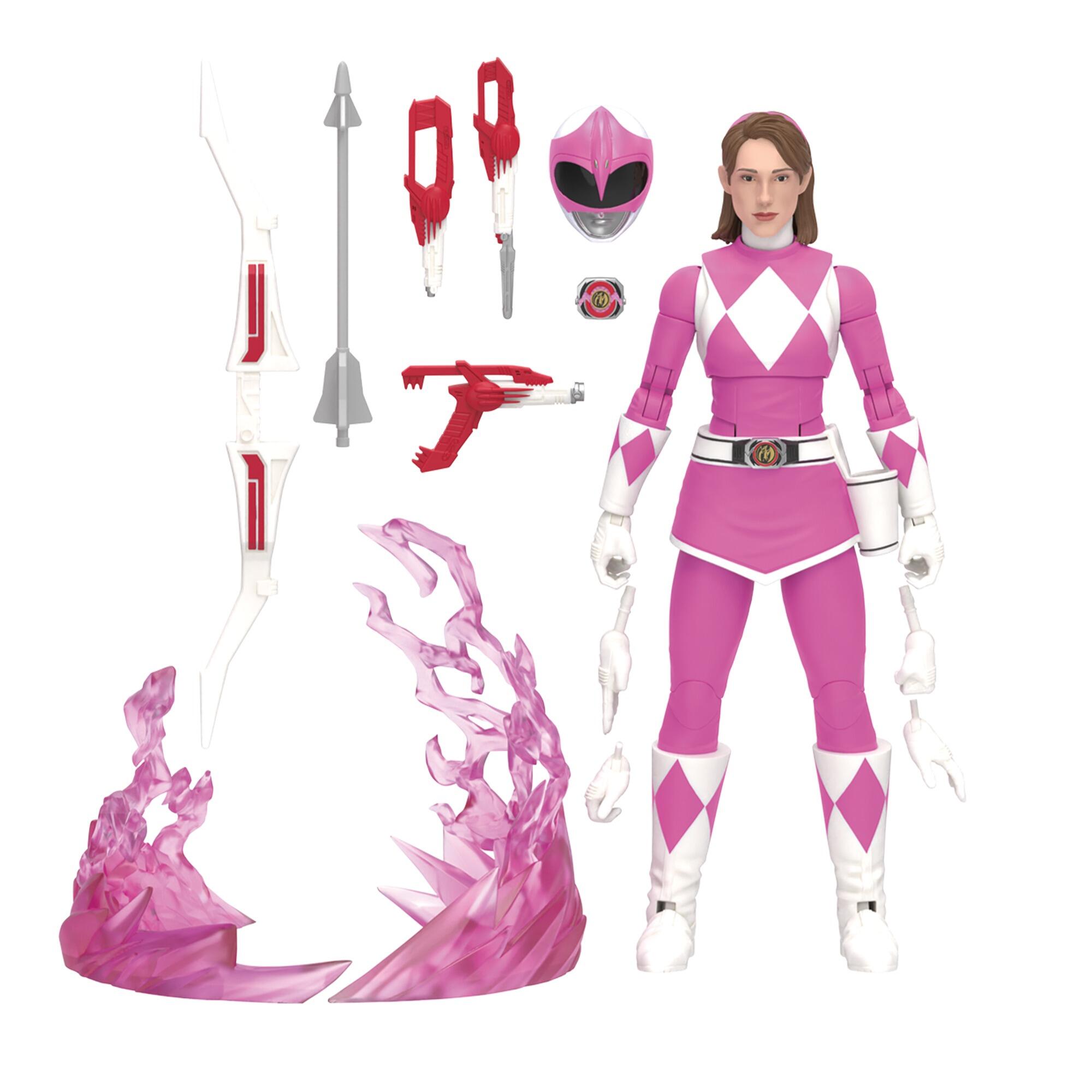 Power Rangers Lightning Collection Action Figure - Mighty Morphin Pink ...