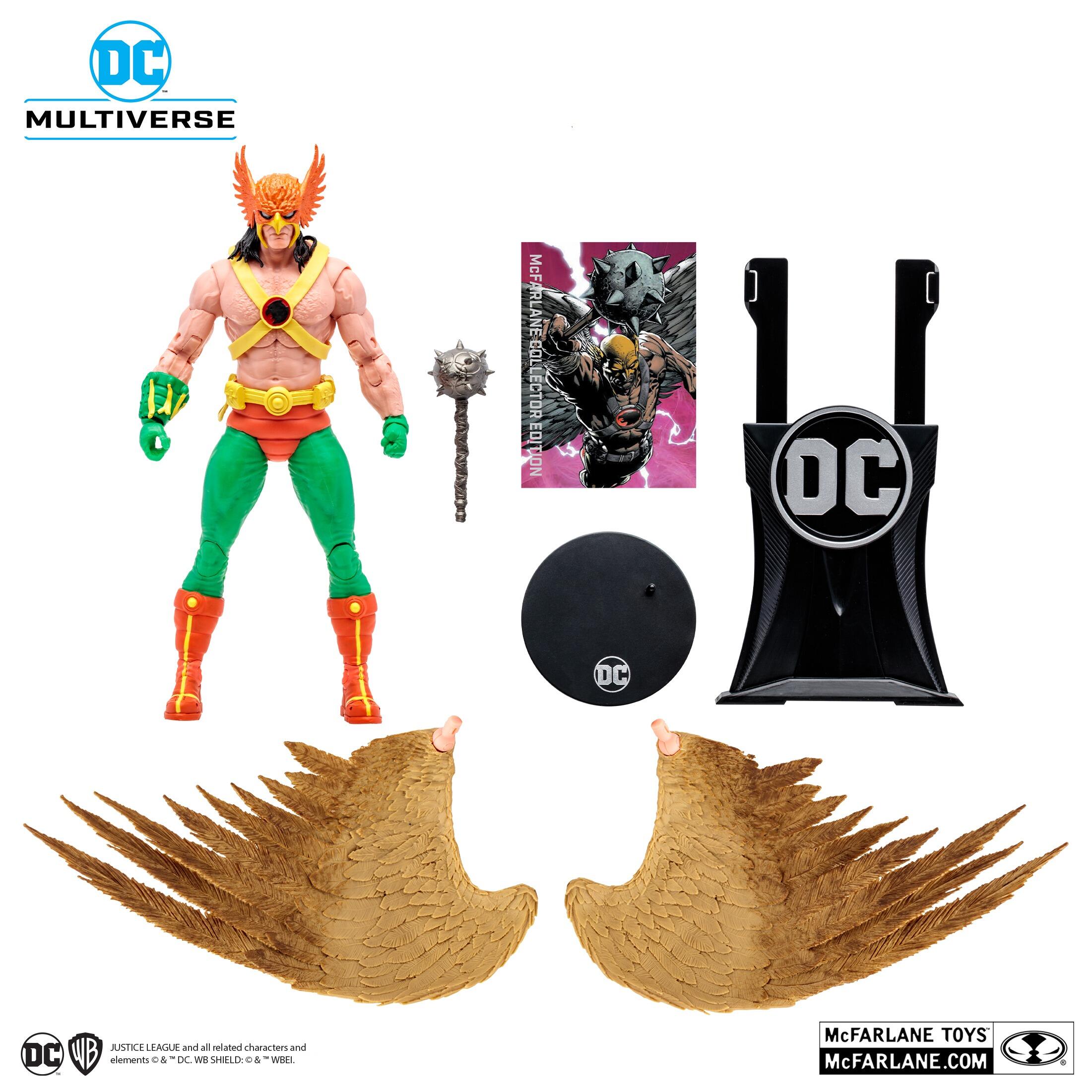 DC Multiverse 7 Inch Action Figure Wave 2 - Hawkman Zero Hour (Platinum ...