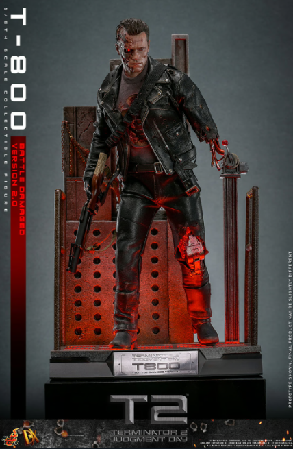 *PRE-ORDER T-800 Terminator (Battle Damaged 2.0) Hot Toys Collectibles ...