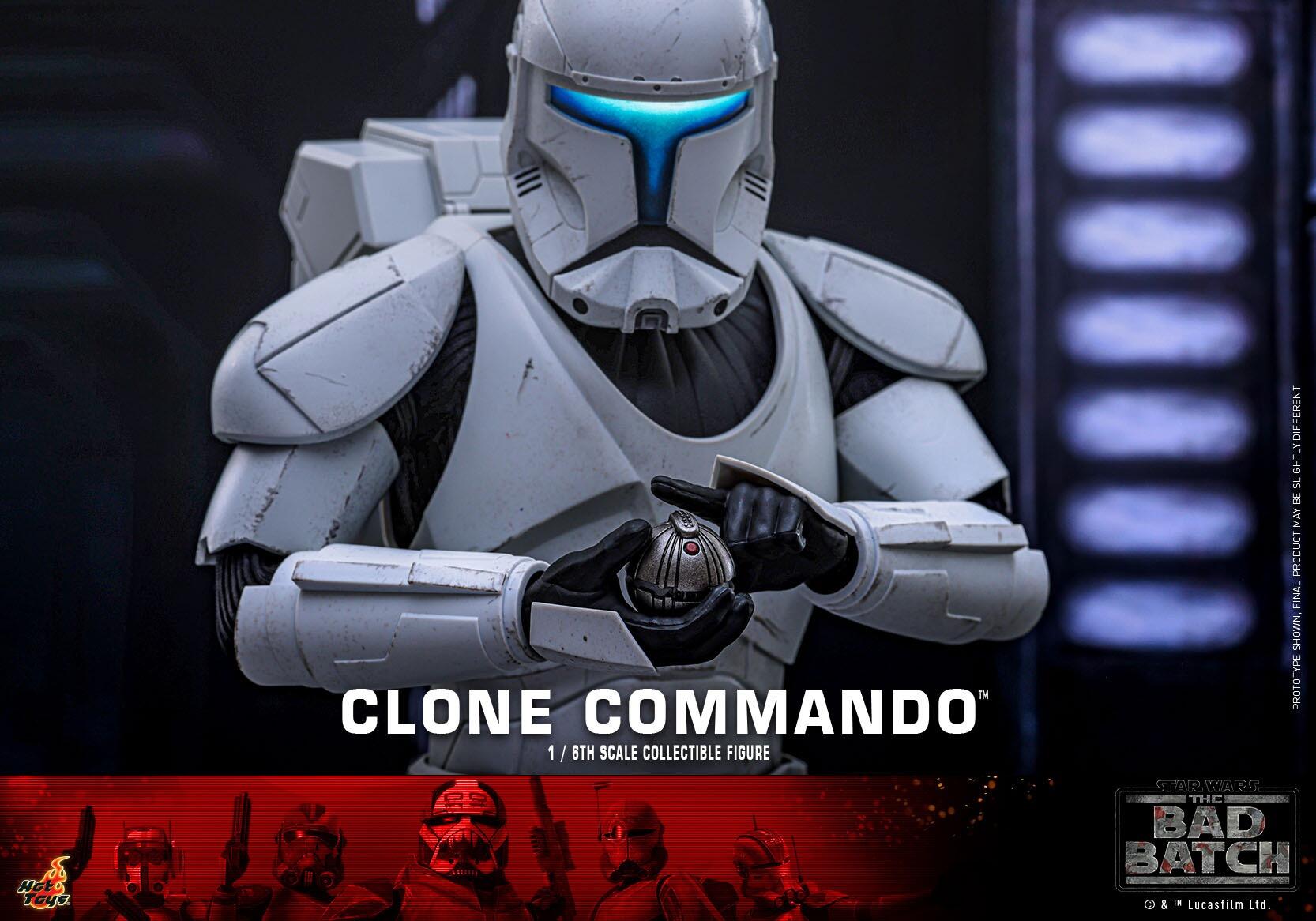 *PRE-ORDER Clone Commando - Star Wars: The Bad Batch Hot Toys Collectibles 1/6 Scale Action Figure