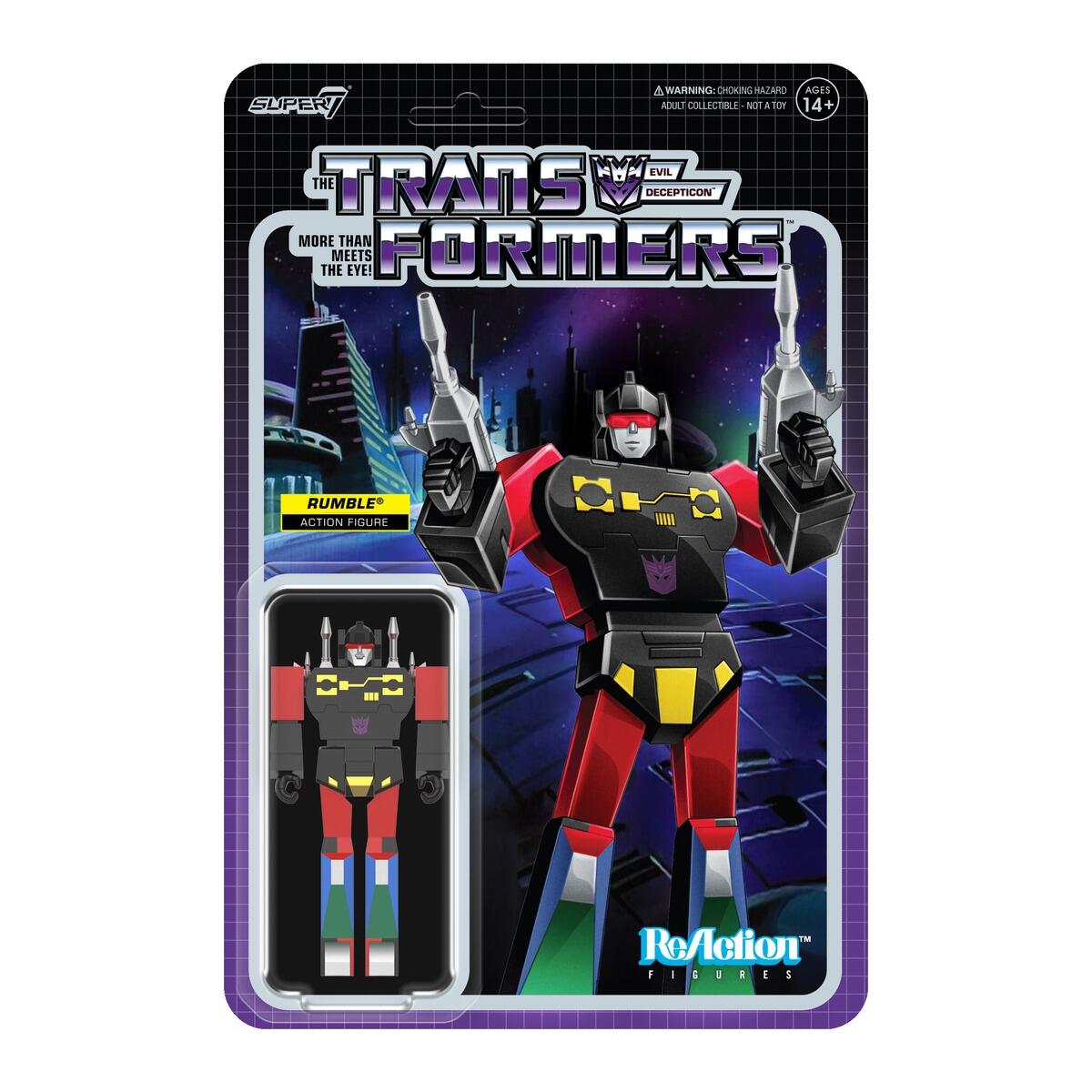 Transformers ReAction Action Figure Wave 8 - Rumble (Red Version)