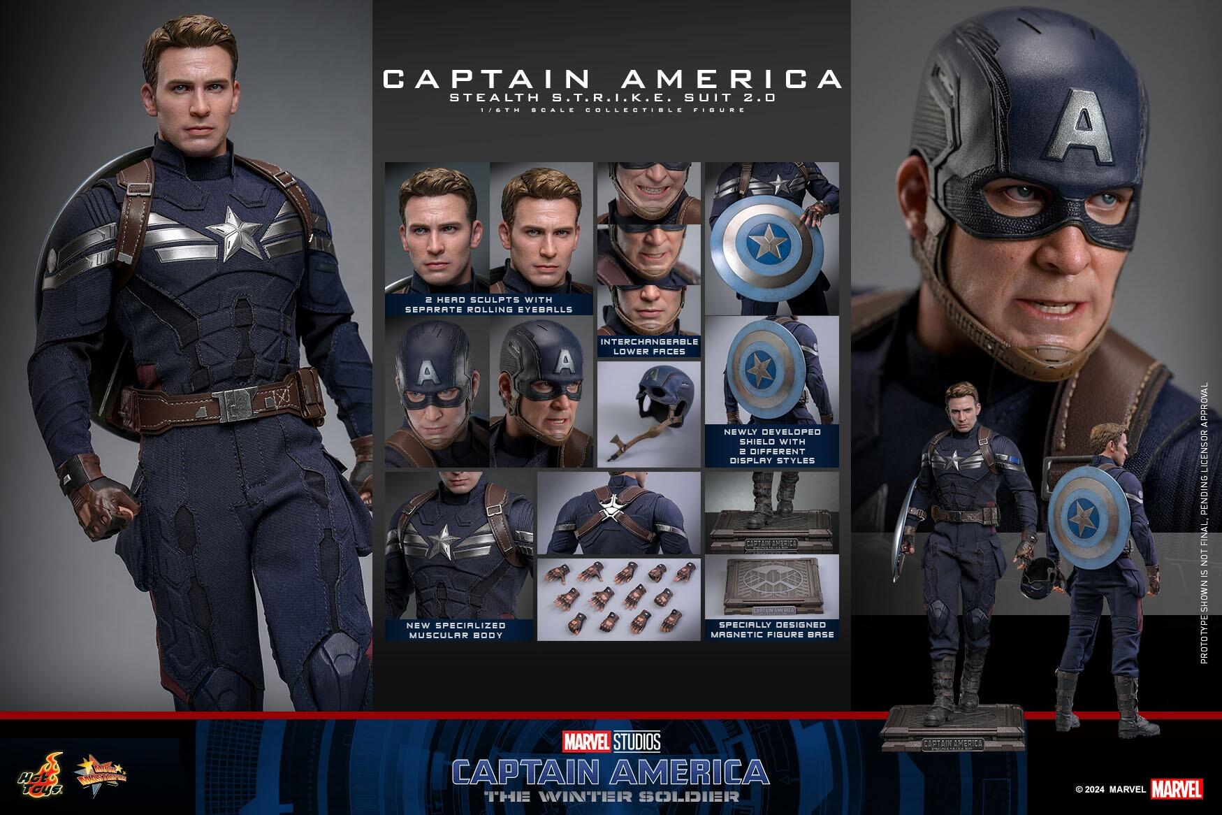 *PRE-ORDER Captain America (Stealth Strike Suit 2.0) - Marvel Captain ...