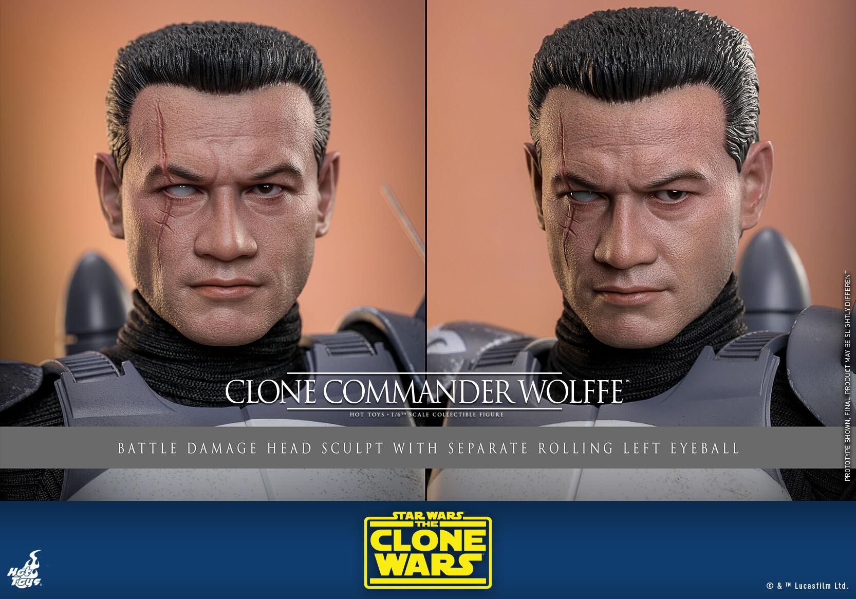 Clone Commander Wolffe - Star Wars: The Clone Wars Hot Toys ...