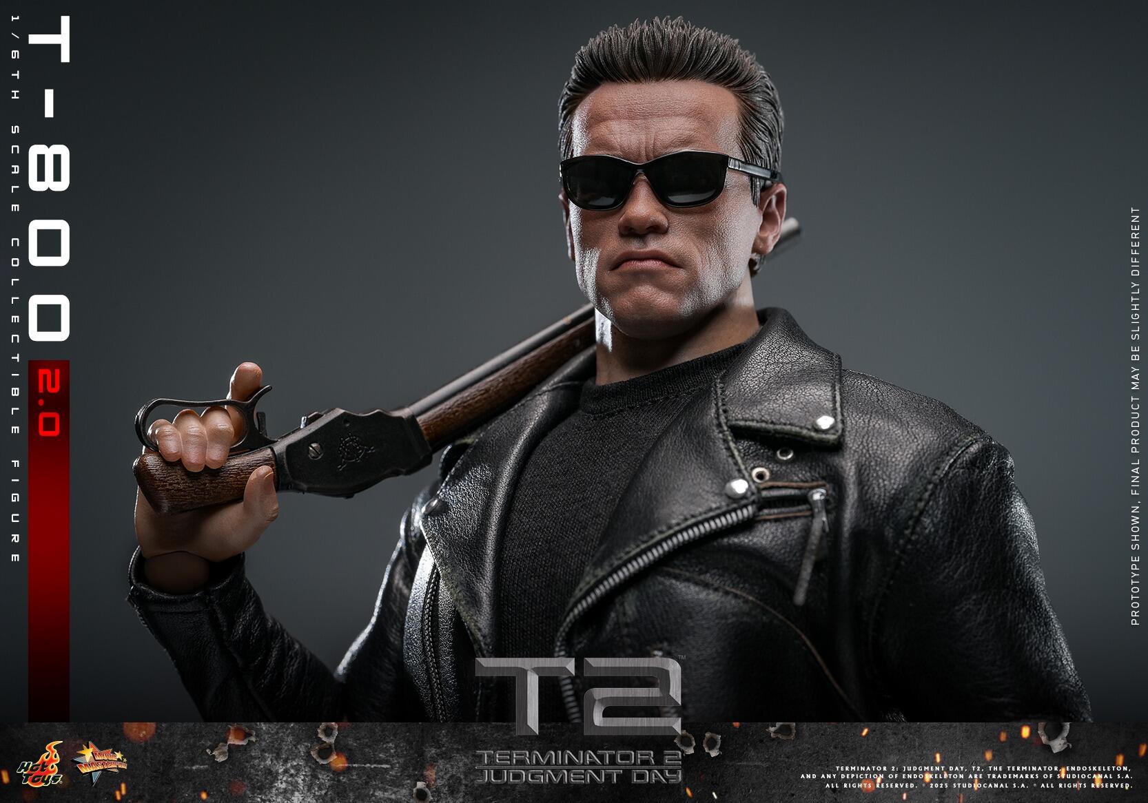 *PRE-ORDER T-800 Terminator (2.0) - Terminator 2: Judgement Day Hot Toys Collectibles 1/6 Scale ...