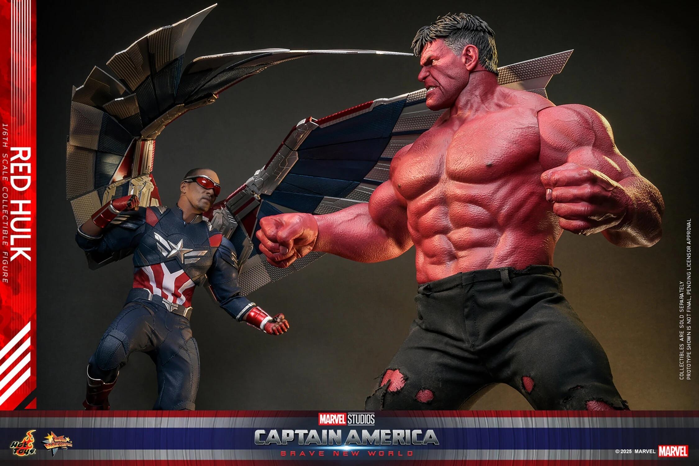 *PRE-ORDER Red Hulk - Marvel Captain America: Brave New World Hot Toys ...
