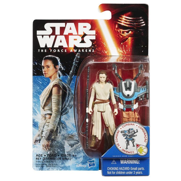 Star Wars The Force Awakens 3.75 Inch Action Figure - Rey (Starkiller Base)
