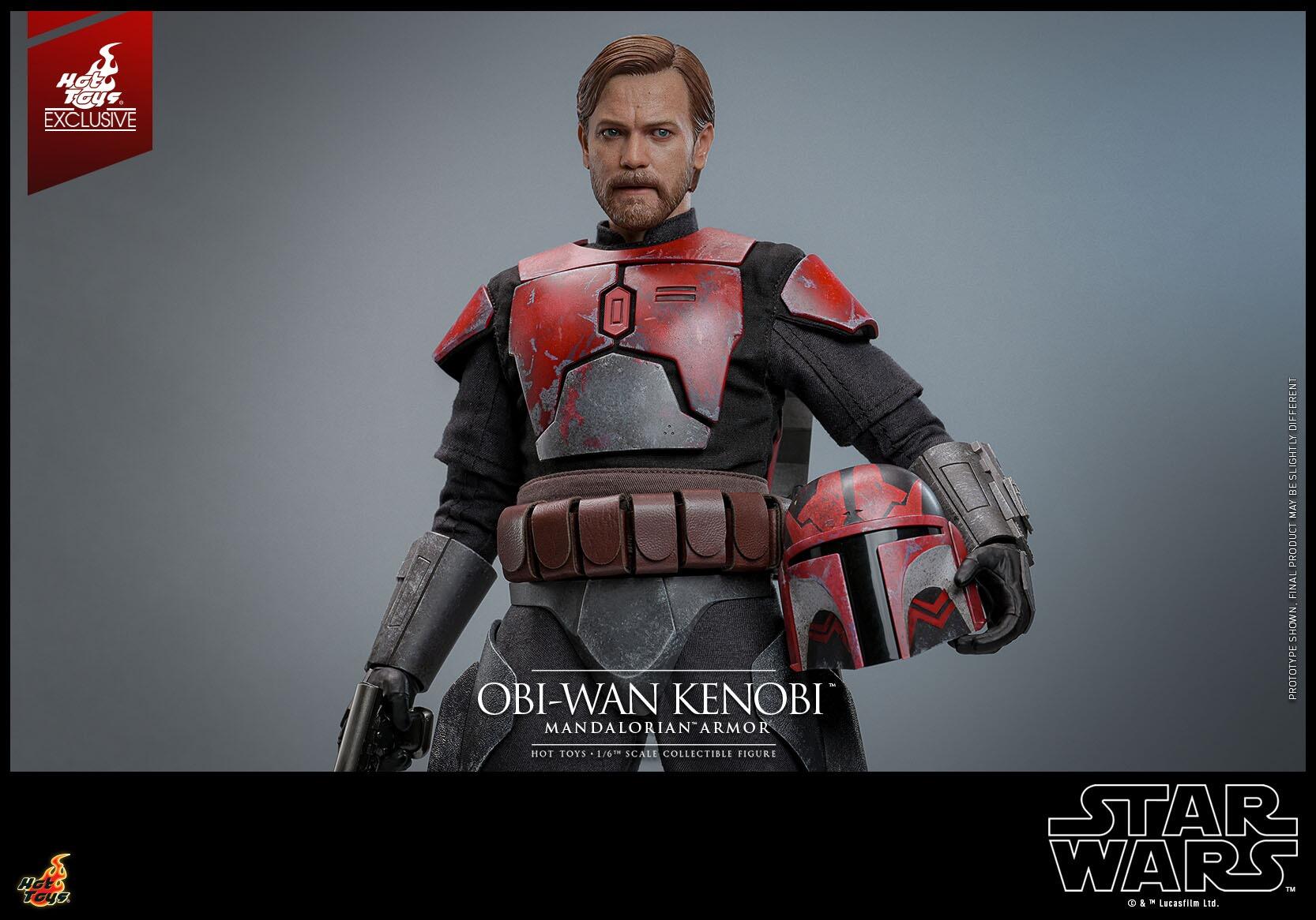 Obi-Wan Kenobi (Mandalorian Armor) - Star Wars: The Clone Wars Hot Toys ...