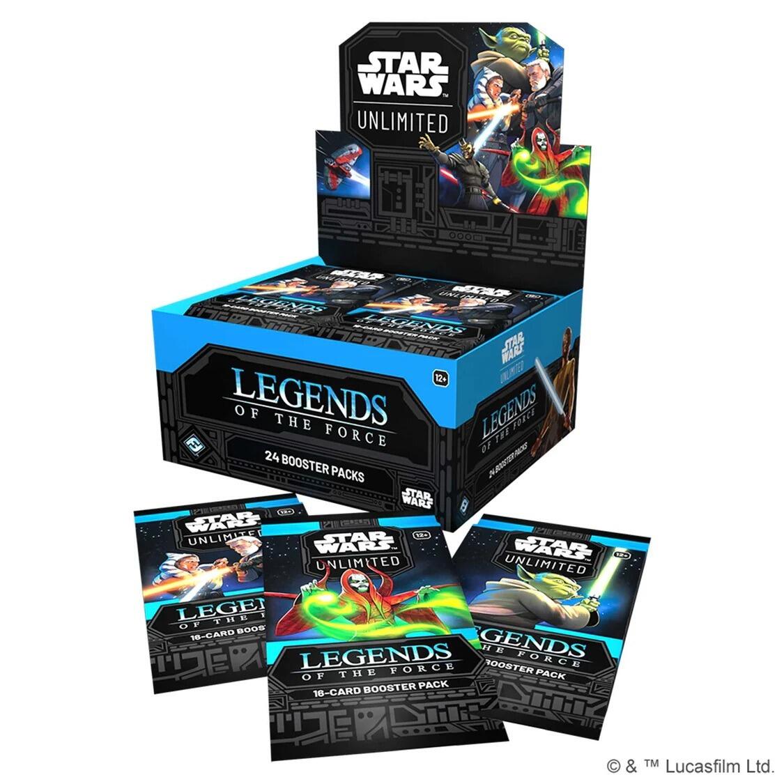 Star Wars: Unlimited Trading Card Game - Legends of the Force Booster Pack