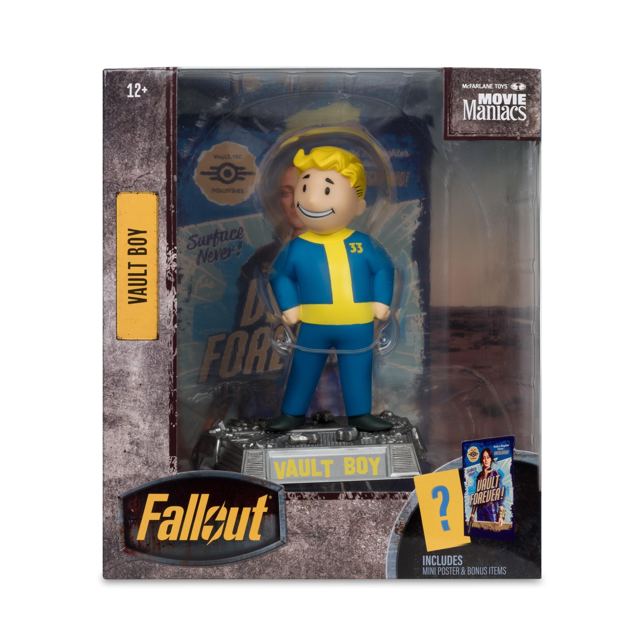 Fallout (Amazon Show) Movie Maniacs 6 Inch Posed Figure - Vault Boy ...
